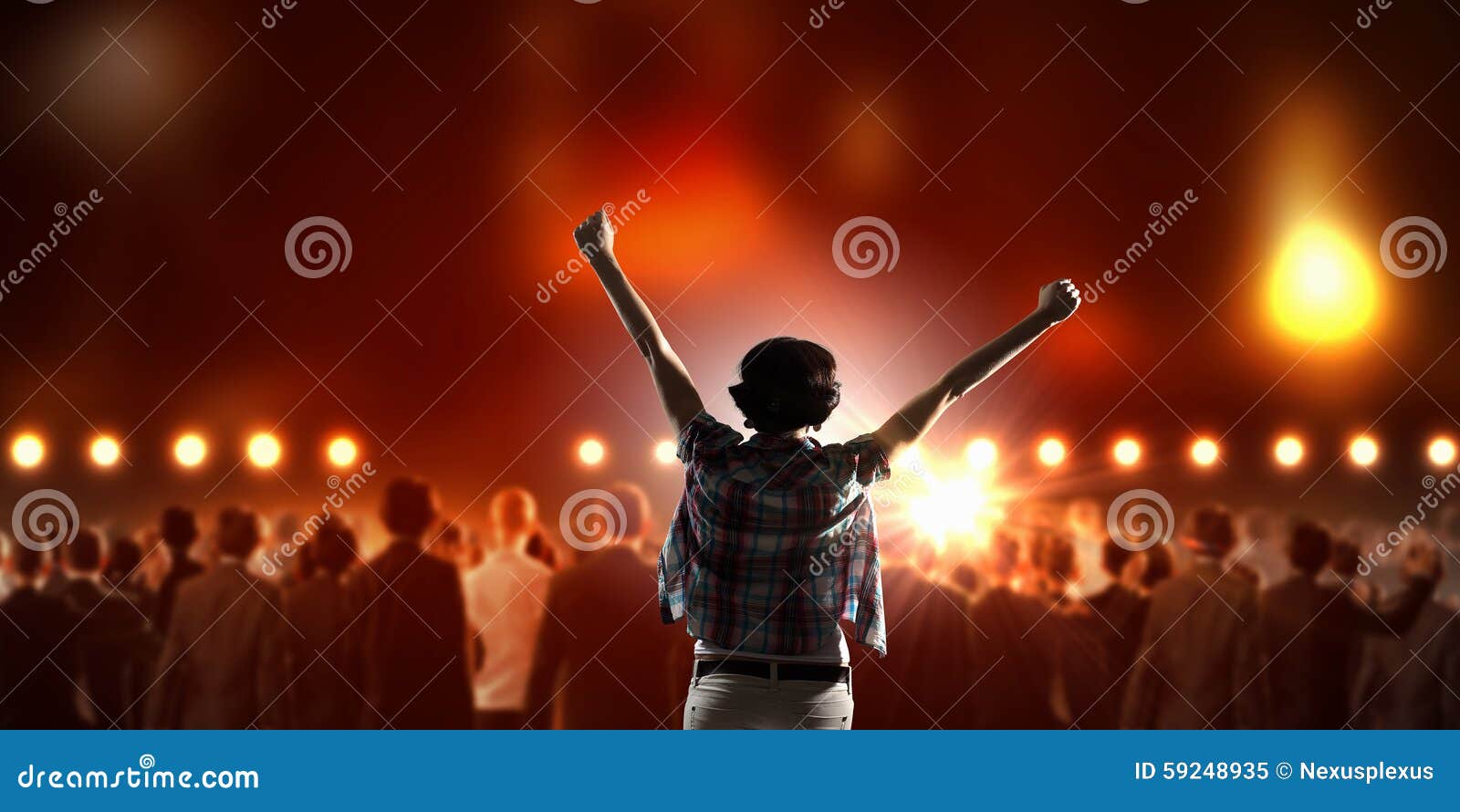 Performer on stage stock image. Image of success, performer - 59248935