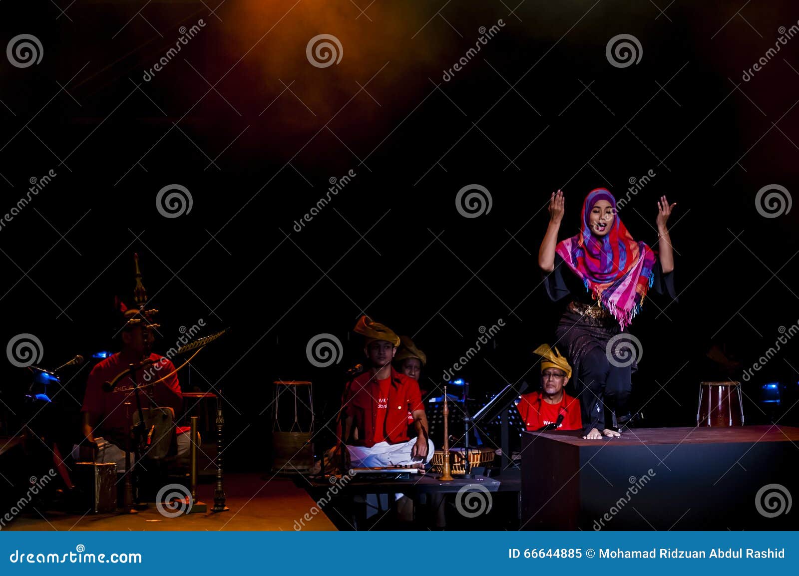 Performing Arts in Dark Studio Editorial Image - Image of emotions ...