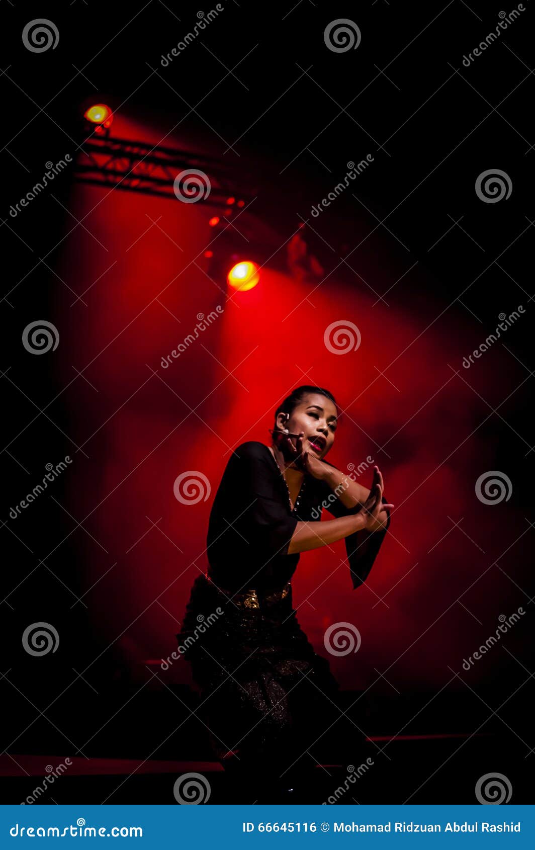 Performing Arts in Dark Studio Editorial Photo - Image of entertainment ...