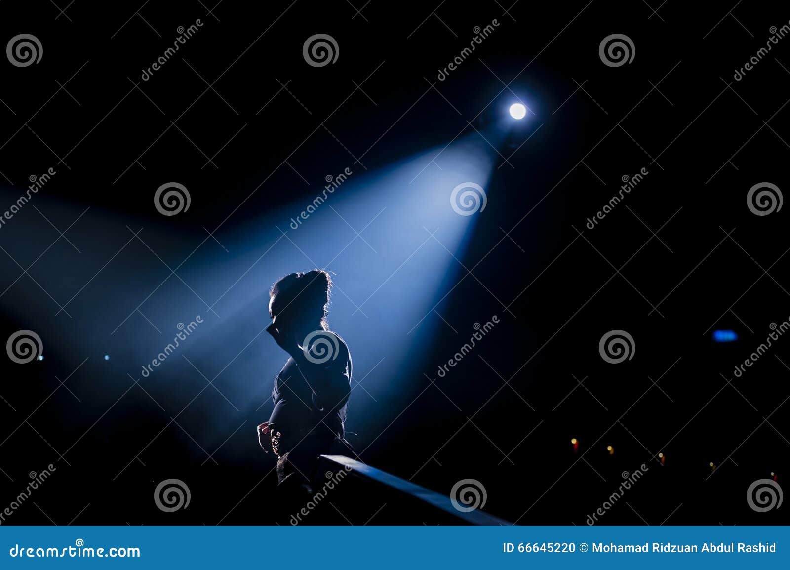 Performing Arts in Dark Studio Editorial Image - Image of entertainment ...