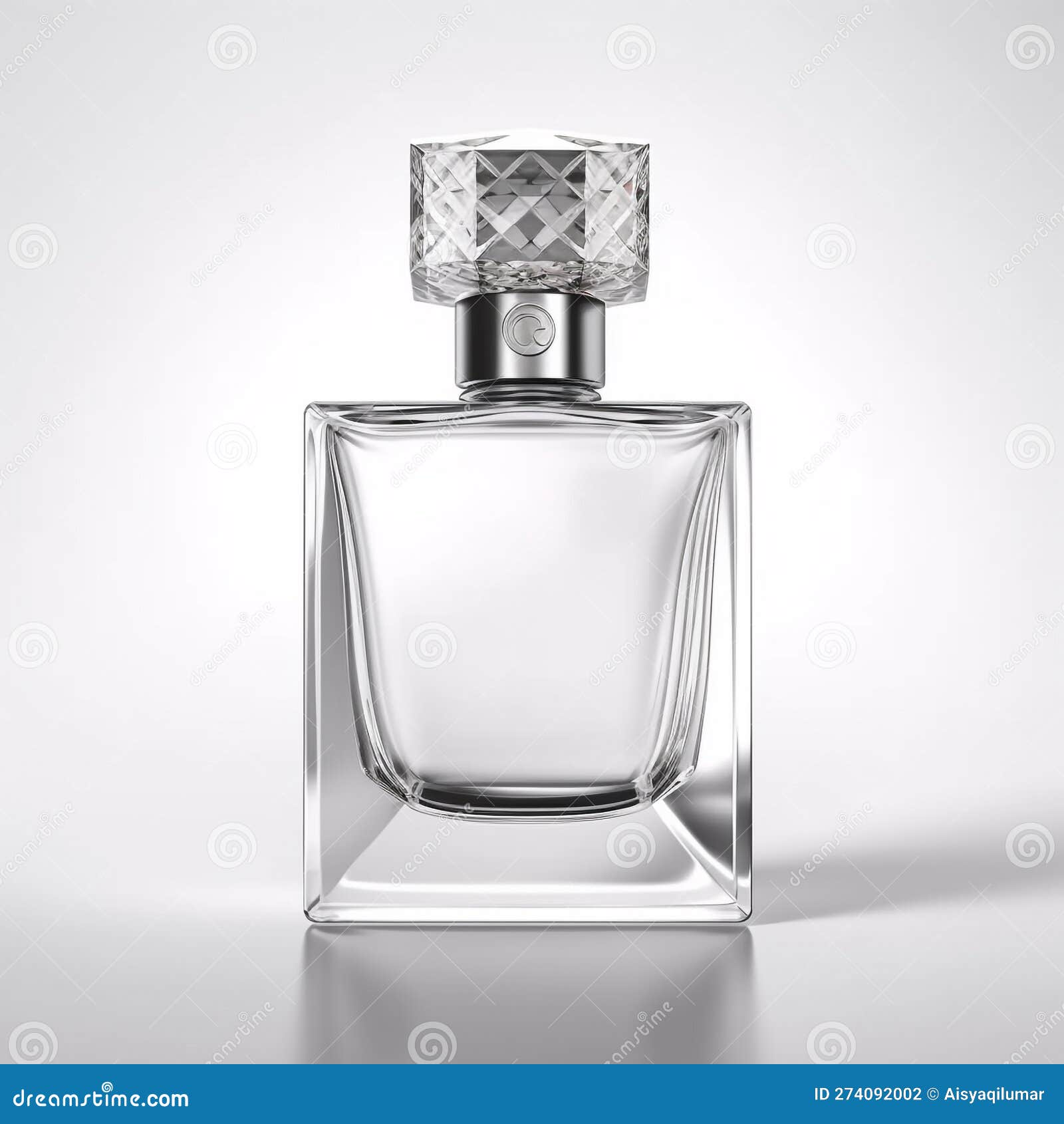 Perfume Bottle with Attractive Design without Brand Isolated in White ...