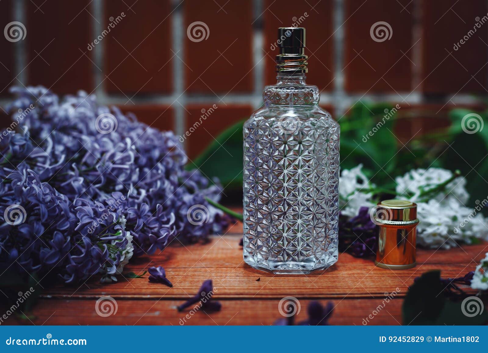 Perfume Bottle with Flowers Stock Image - Image of scented, hygiene ...