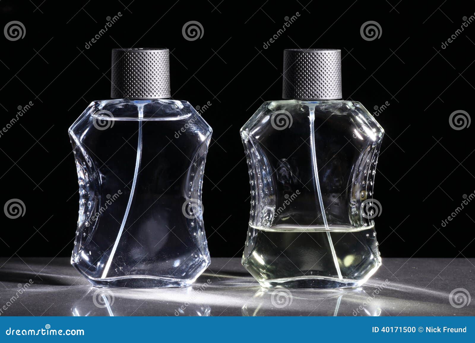 Perfume Bottle in Front View Stock Photo - Image of aroma, fashion ...