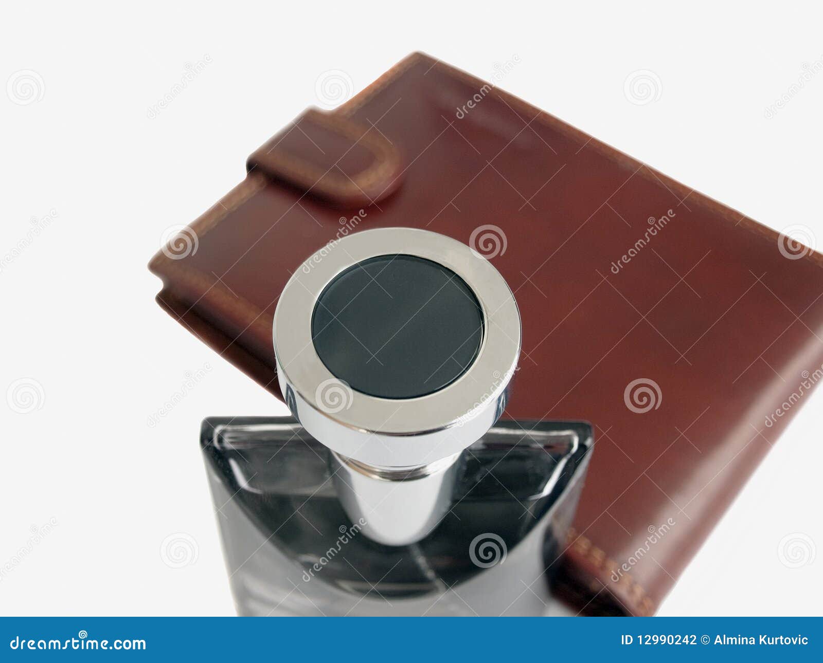 Perfume Bottle Leather Case Stock Photo - Image of personal, bottled ...