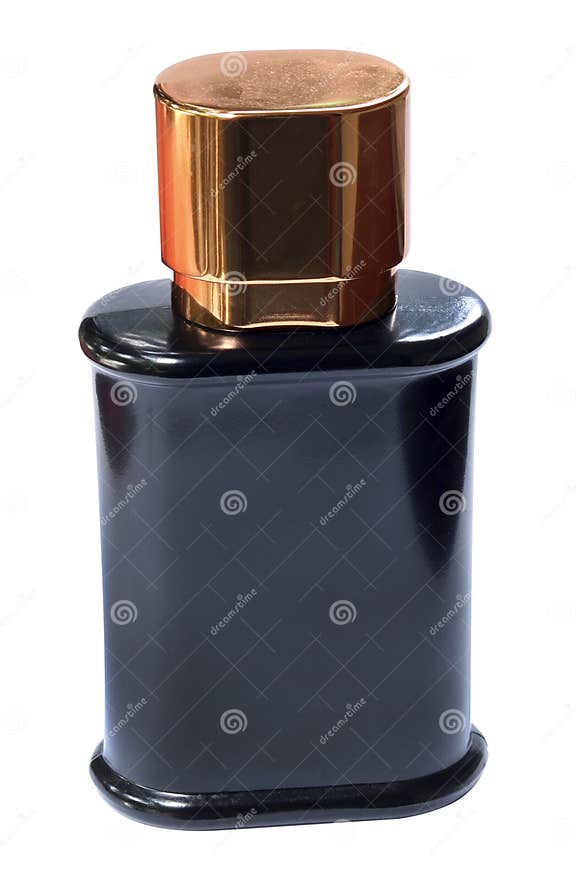Perfume Bottle Over White Background Stock Photo - Image of lady, blank ...