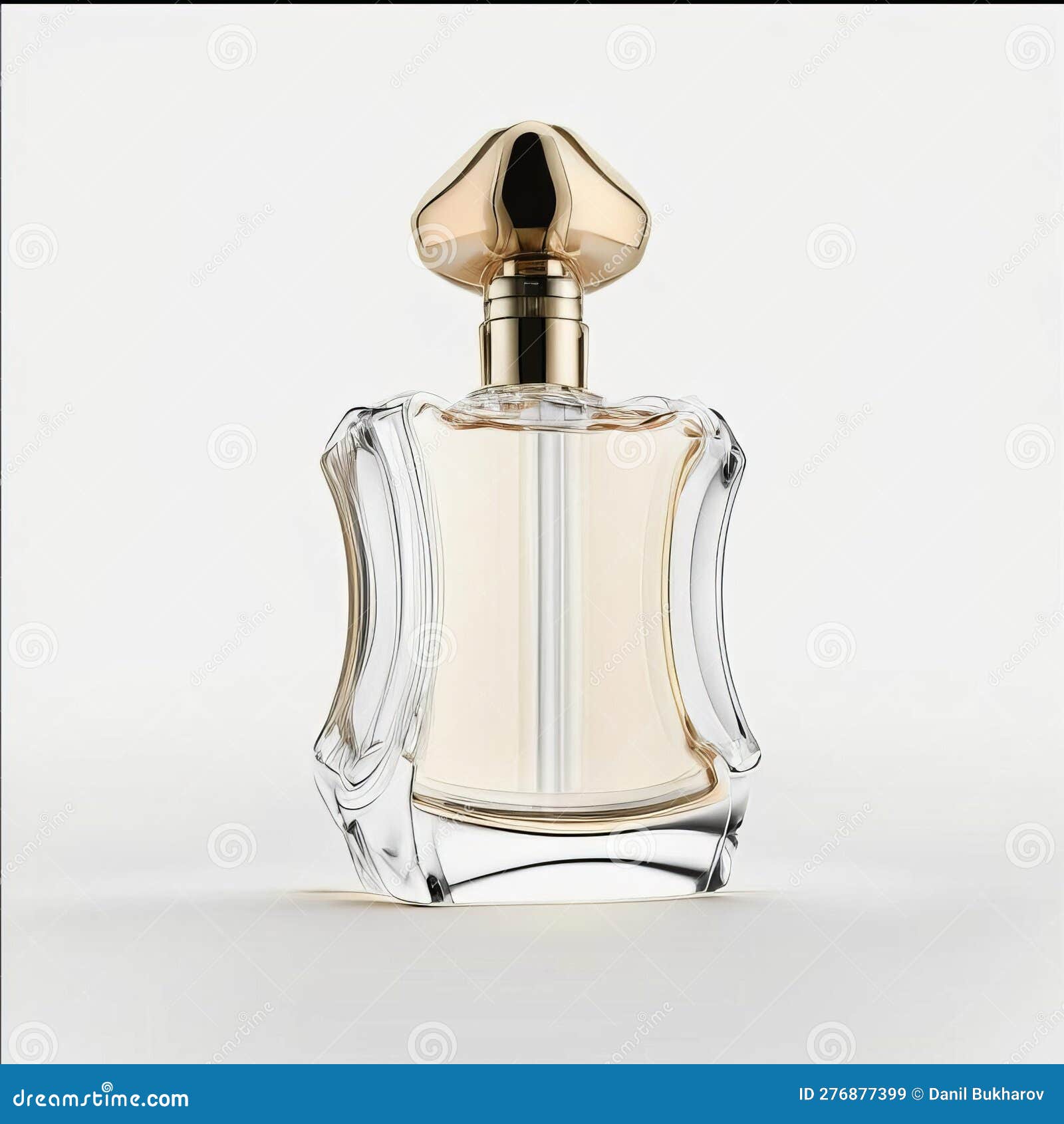Perfume Bottle on White Background Stock Illustration - Illustration of ...