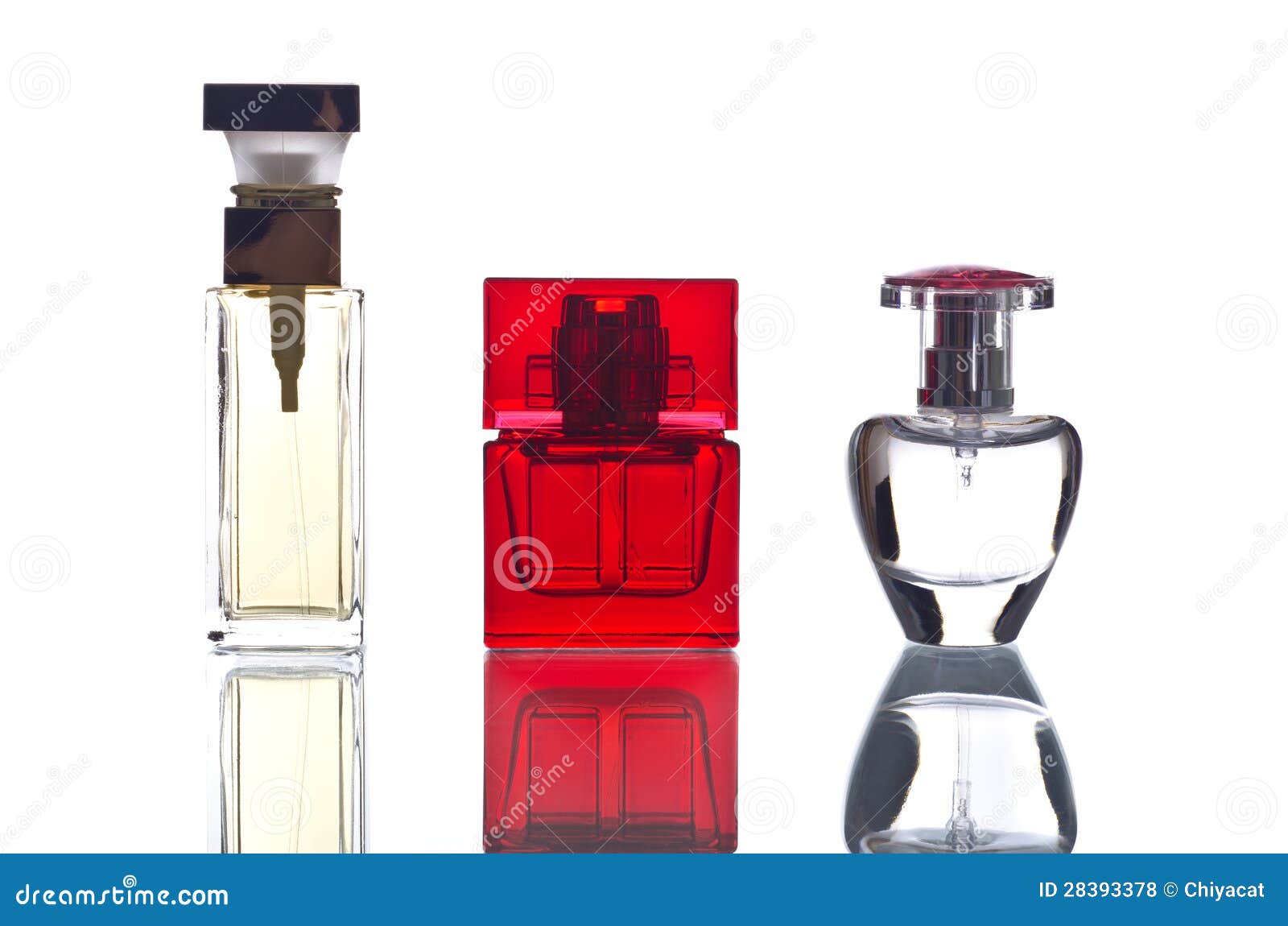 Perfume Bottles Back Lit stock photo. Image of romantic - 28393378