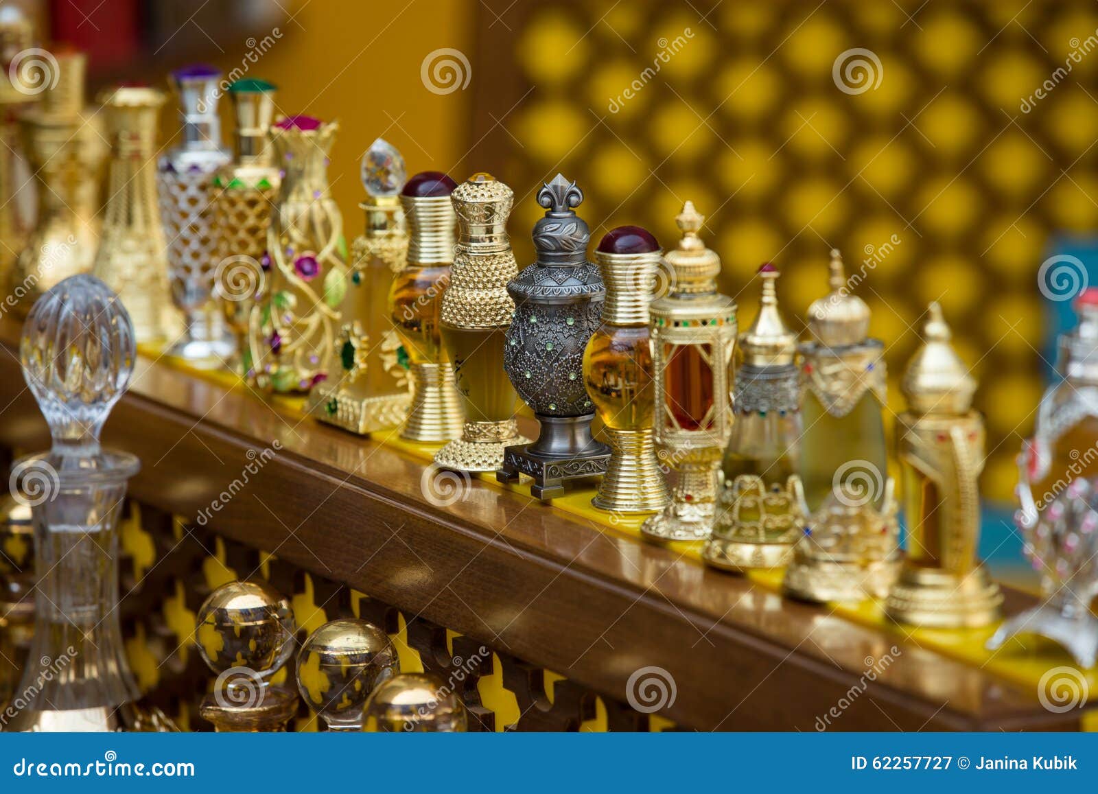 Perfume bottles stock image. Image of arabian, view, gold - 62257727