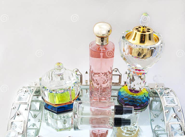 Perfume bottles stock photo. Image of light, pellucid - 34118586
