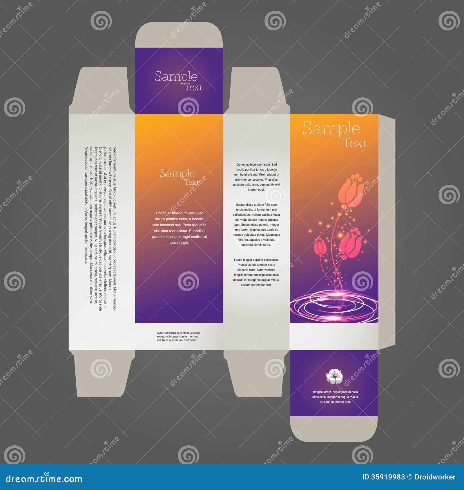 Perfume box design stock vector. Illustration of blue - 35919983