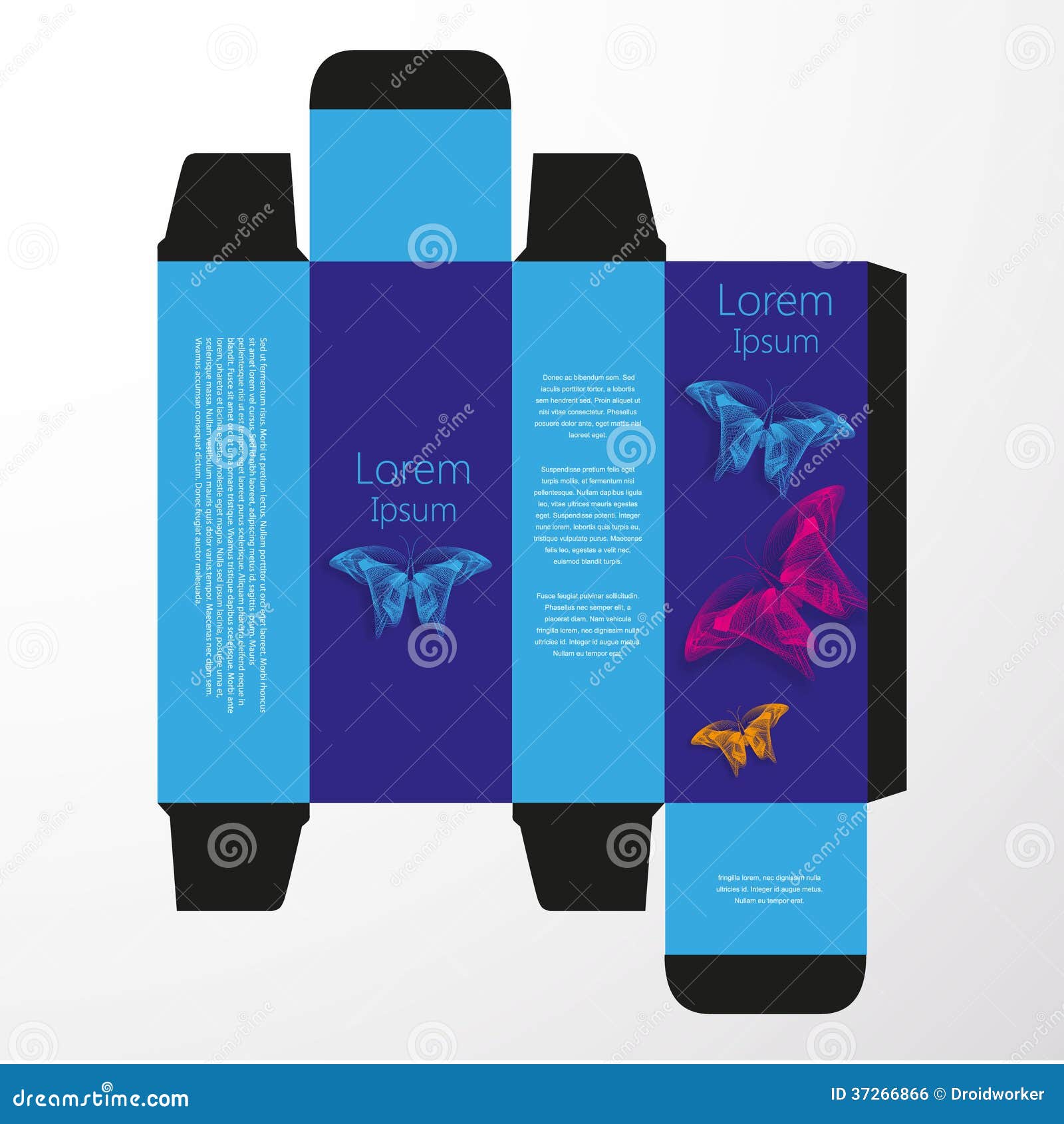 Perfume box Design stock illustration. Illustration of package - 37266866