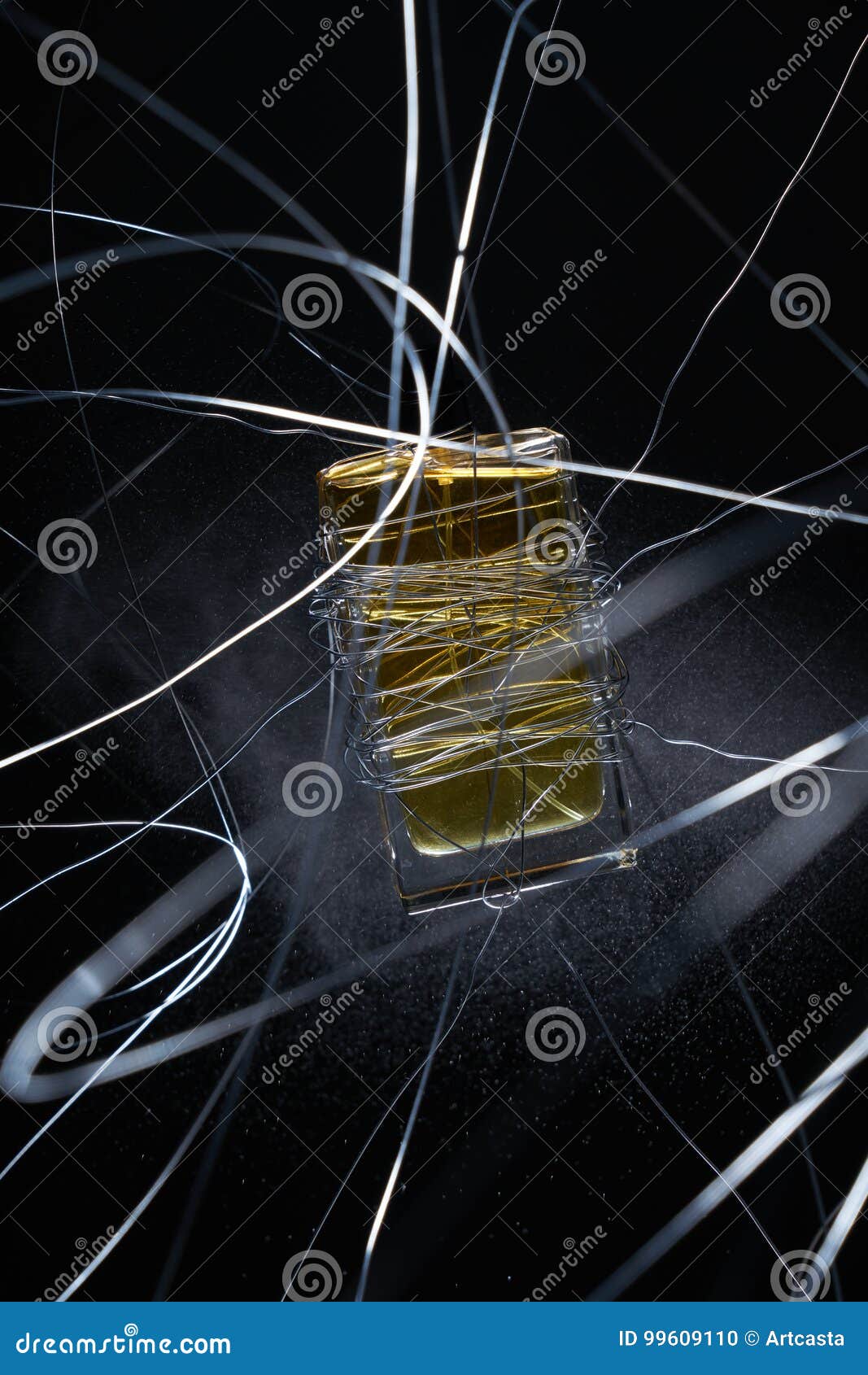 Perfume Braided with a Wire Stock Photo - Image of female, health: 99609110