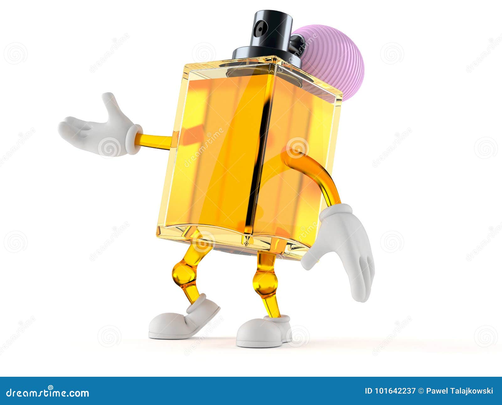 Perfume character stock illustration. Illustration of elegance - 101642237