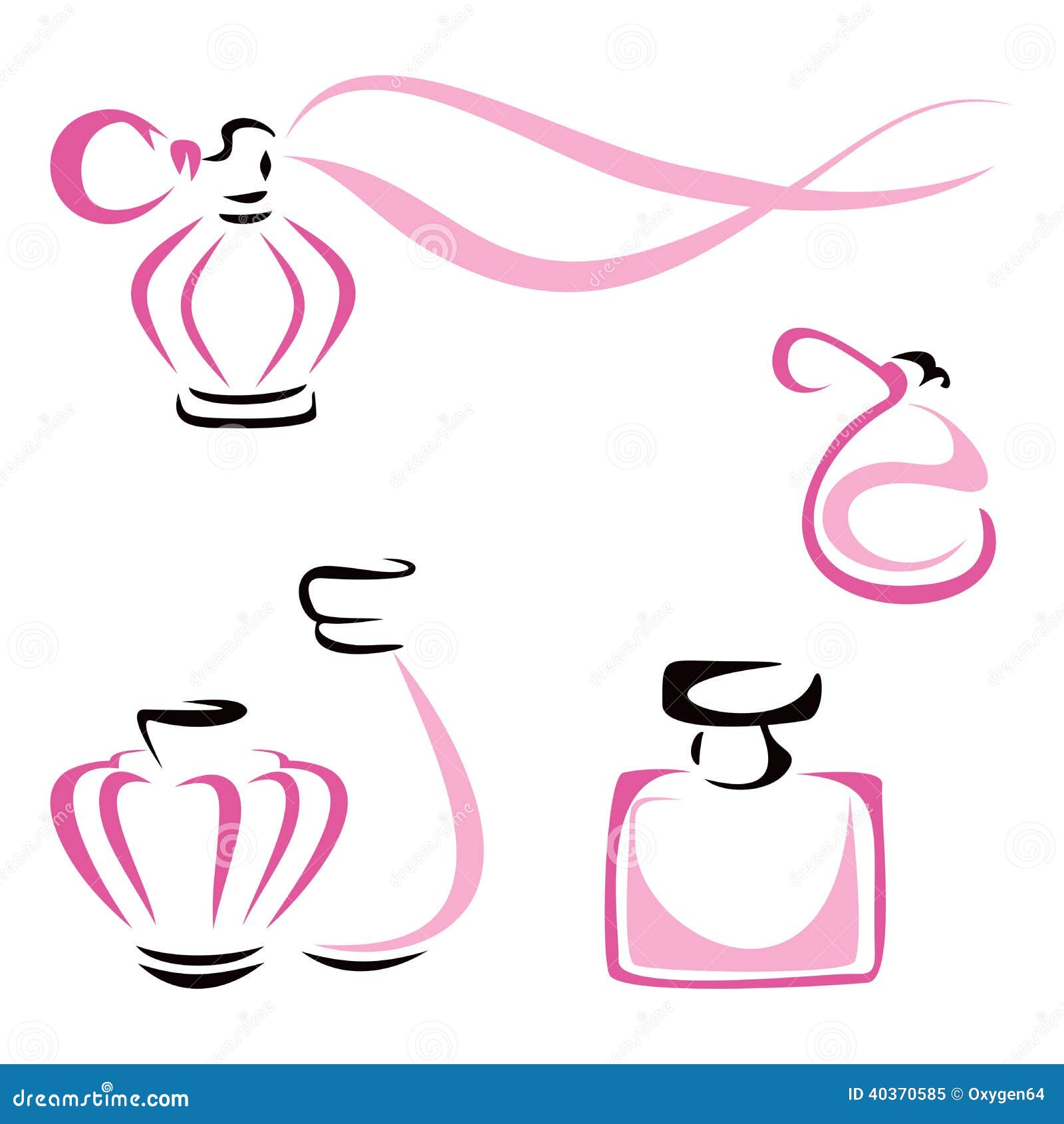 Perfume containers stock vector. Illustration of bottle - 40370585 Perfume containers stock vector. Illustration of bottle - 40370585
