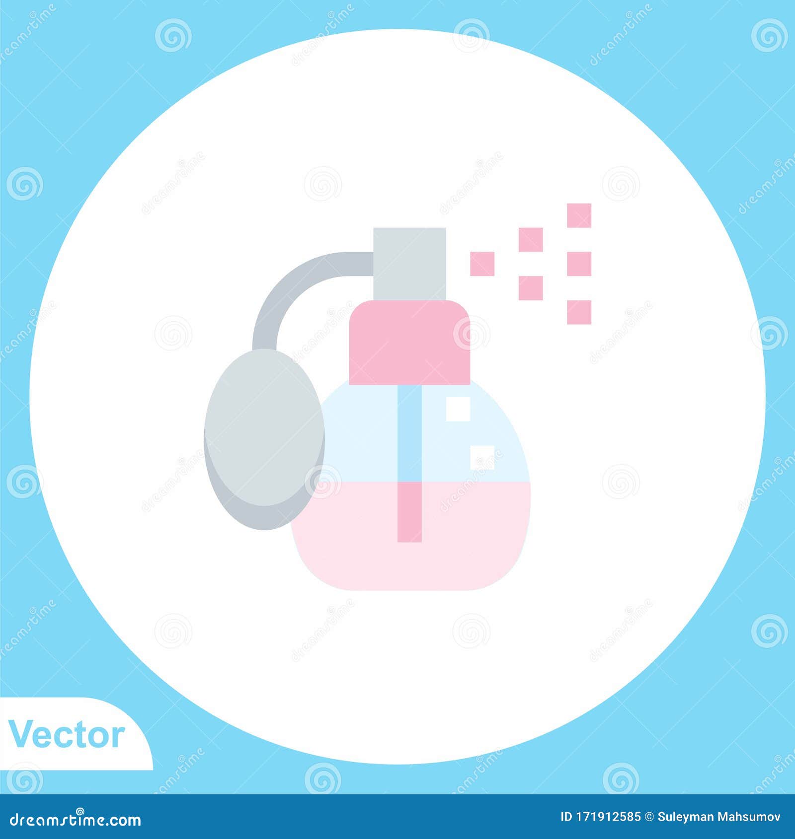 Perfume Flat Vector Icon Sign Symbol Stock Illustration - Illustration of care, container: 171912585