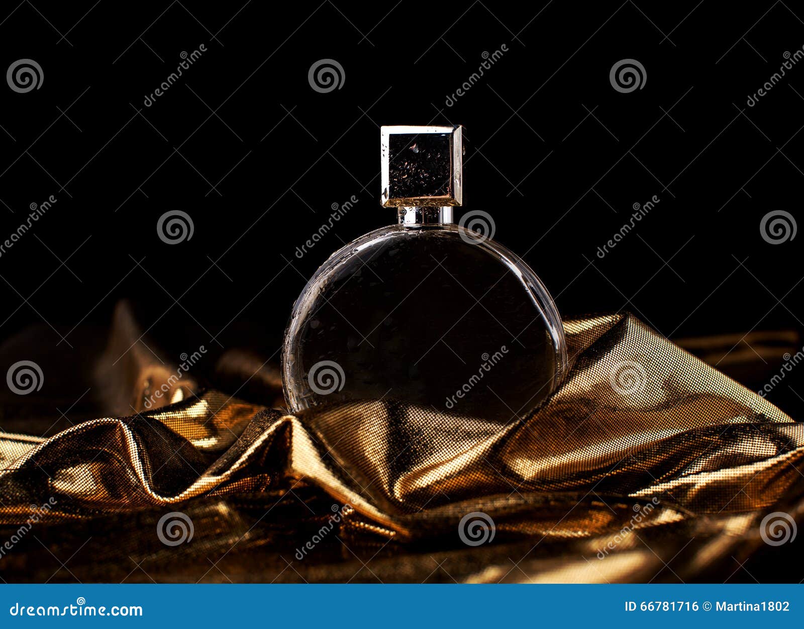 Perfume in gold tones stock photo. Image of spray, feminine - 66781716