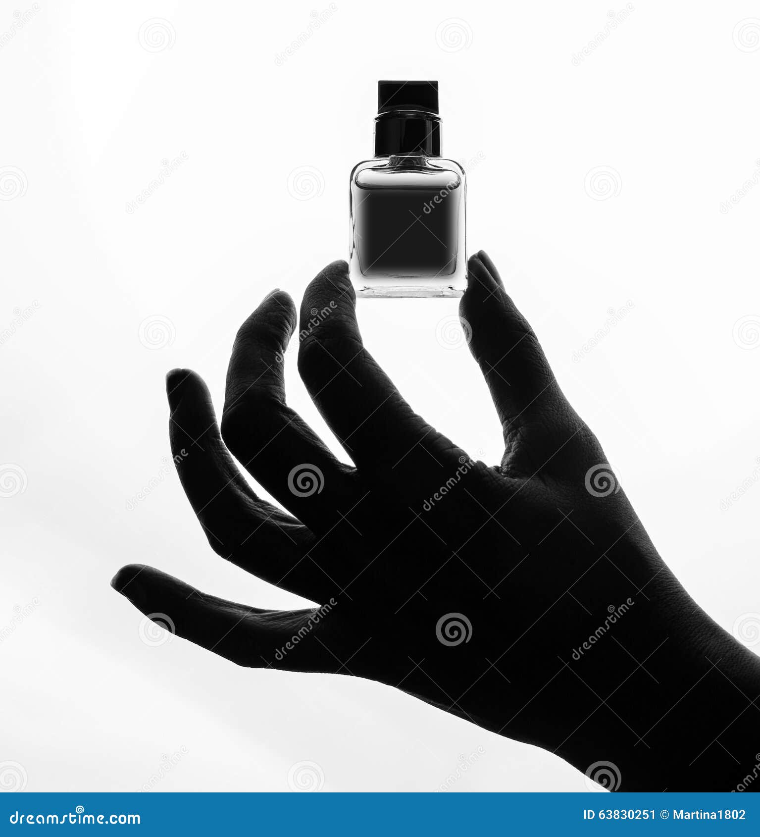 Perfume in hand stock image. Image of scent, beautician - 63830251