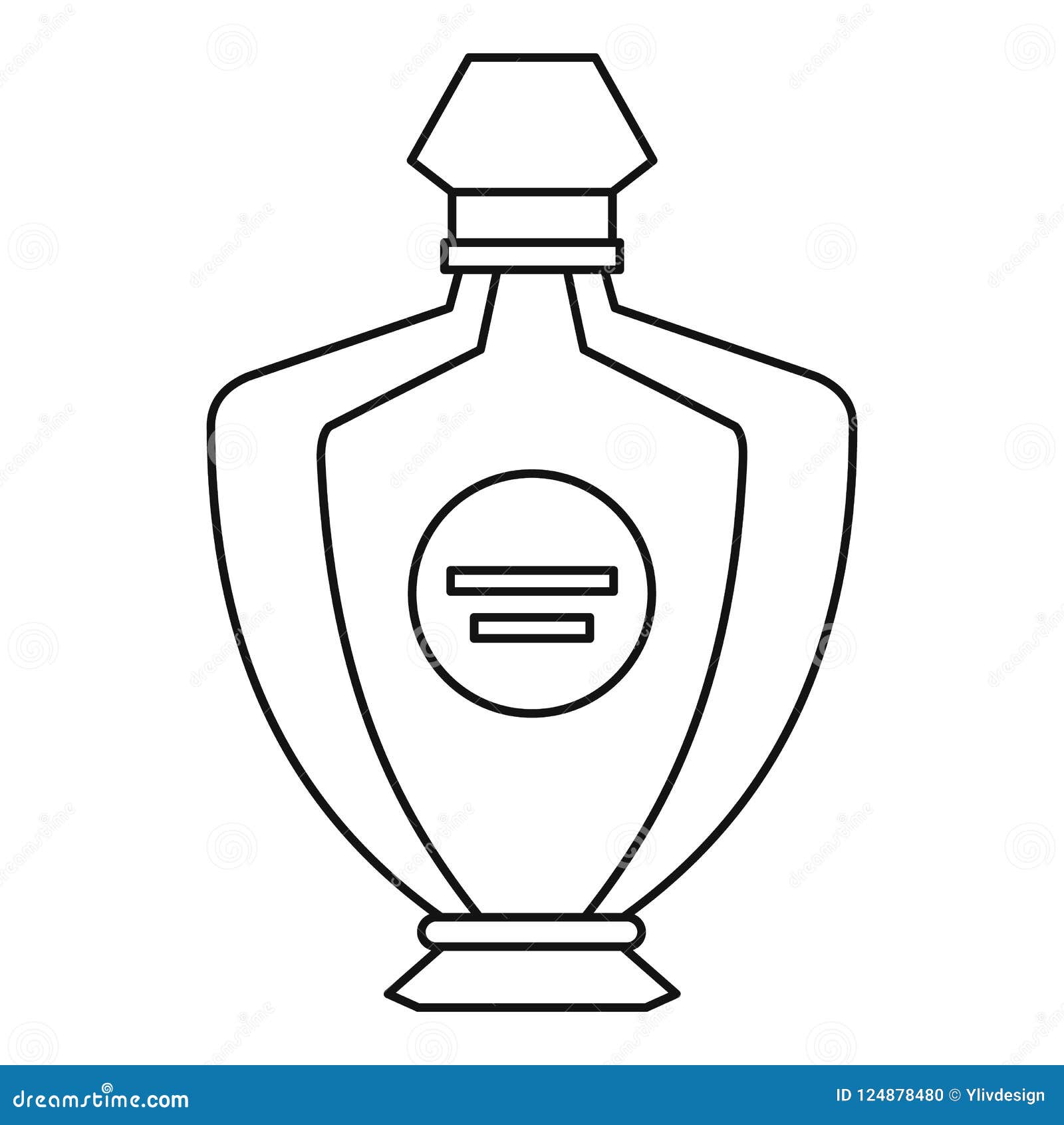 Perfume Icon, Outline Style Stock Illustration - Illustration of ...