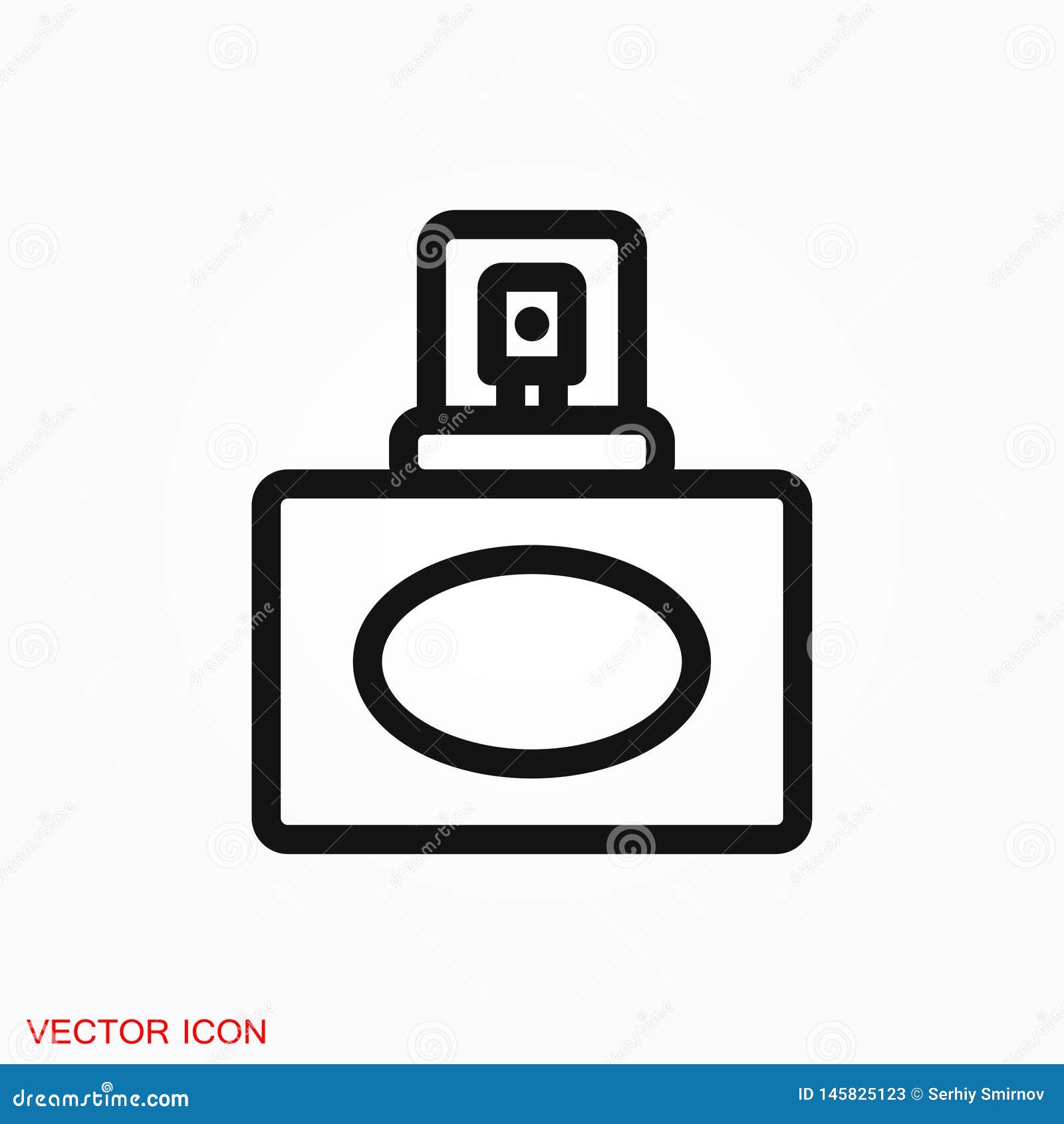 Perfume Icon Vector Sign Symbol for Design Stock Vector - Illustration ...