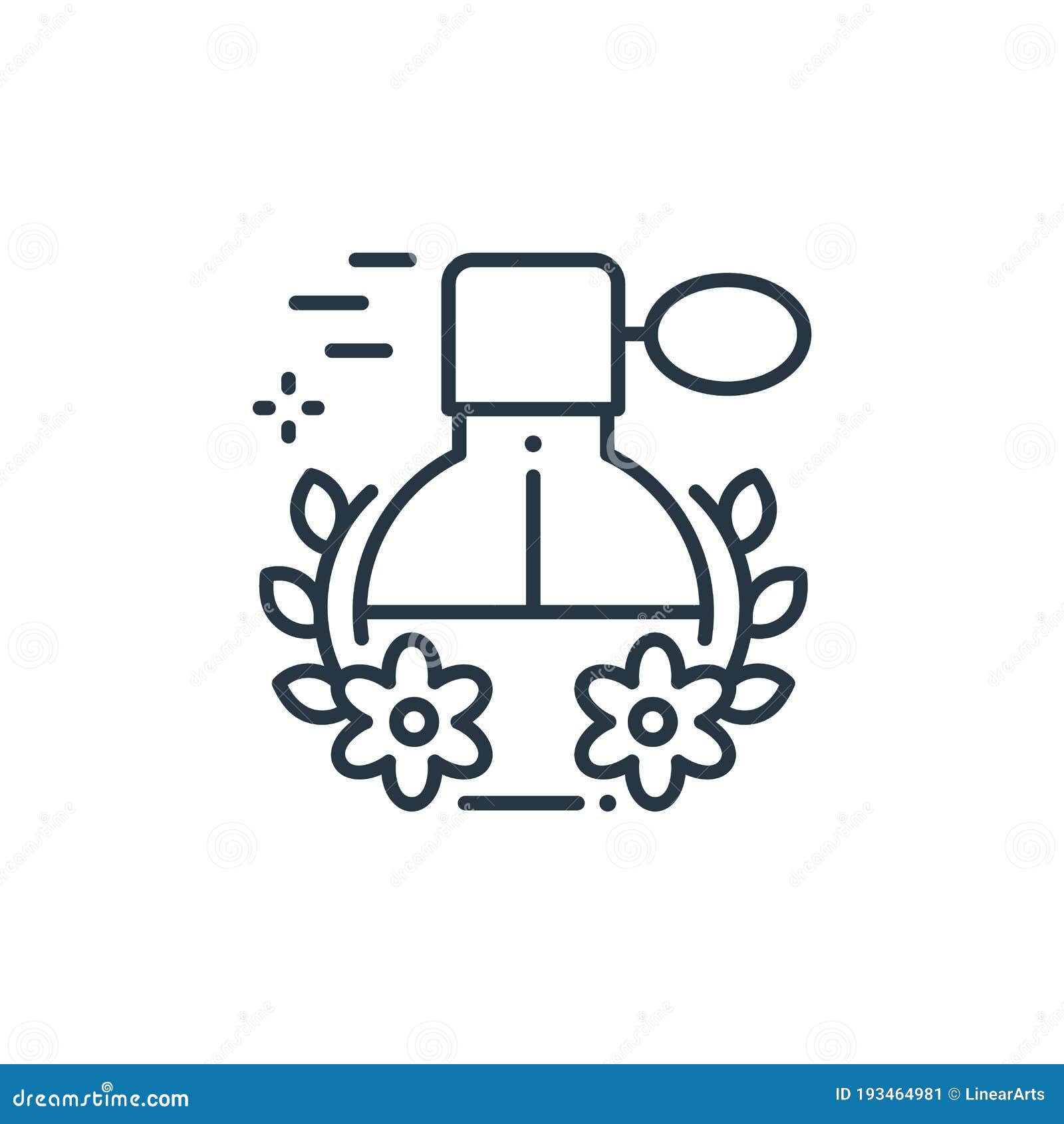 Perfume Icon Vector from Womens Day Concept. Thin Line Illustration of ...