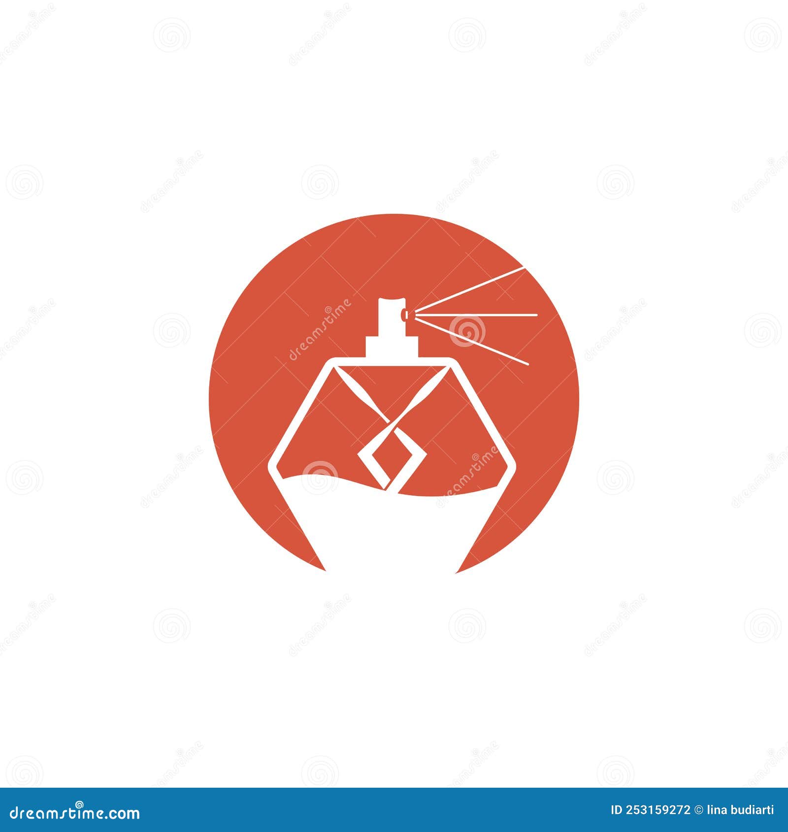 Perfume logo stock vector. Illustration of liquid, cologne - 253159272