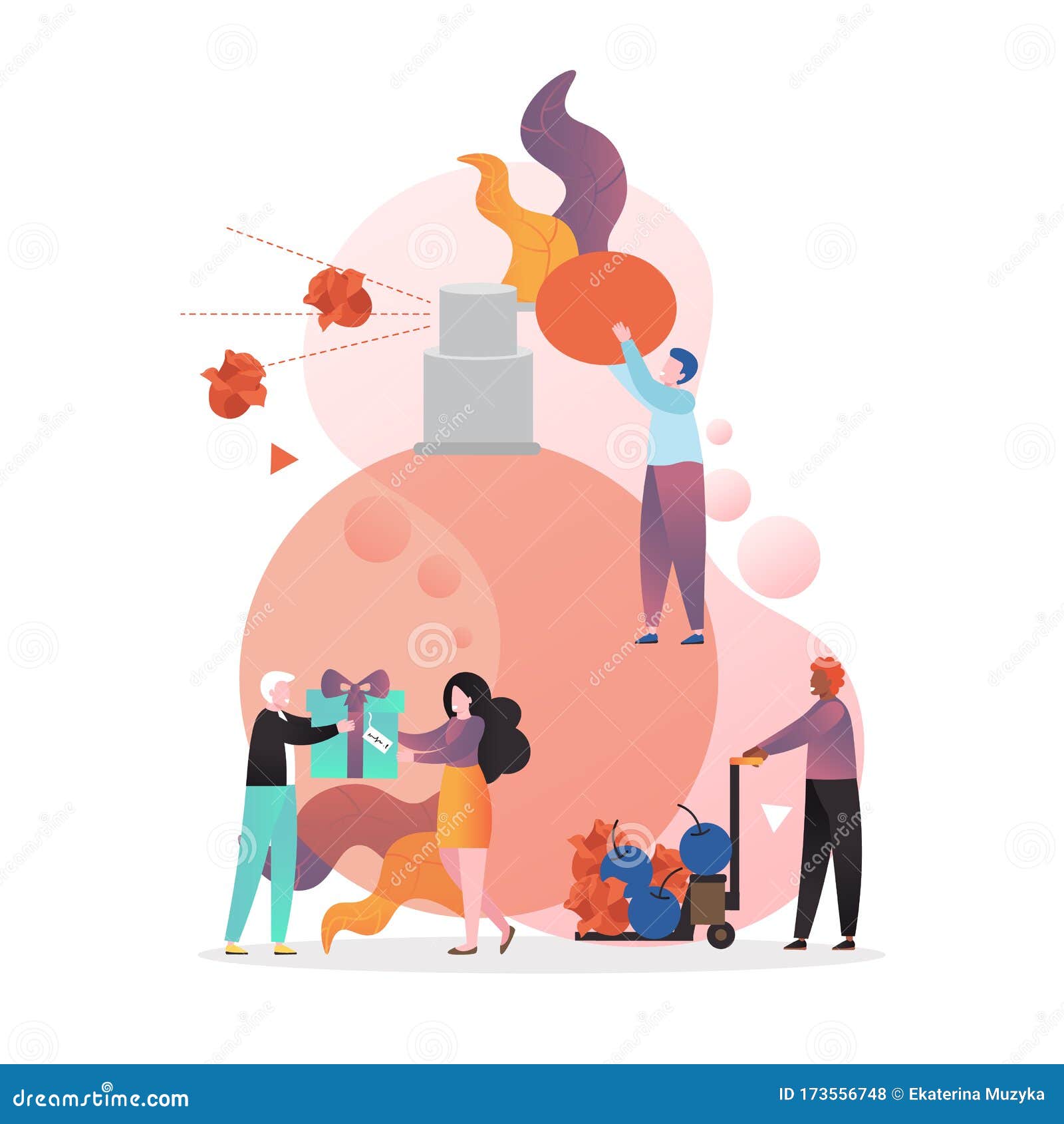 Perfume Making Process Vector Concept for Web Banner, Website Page ...