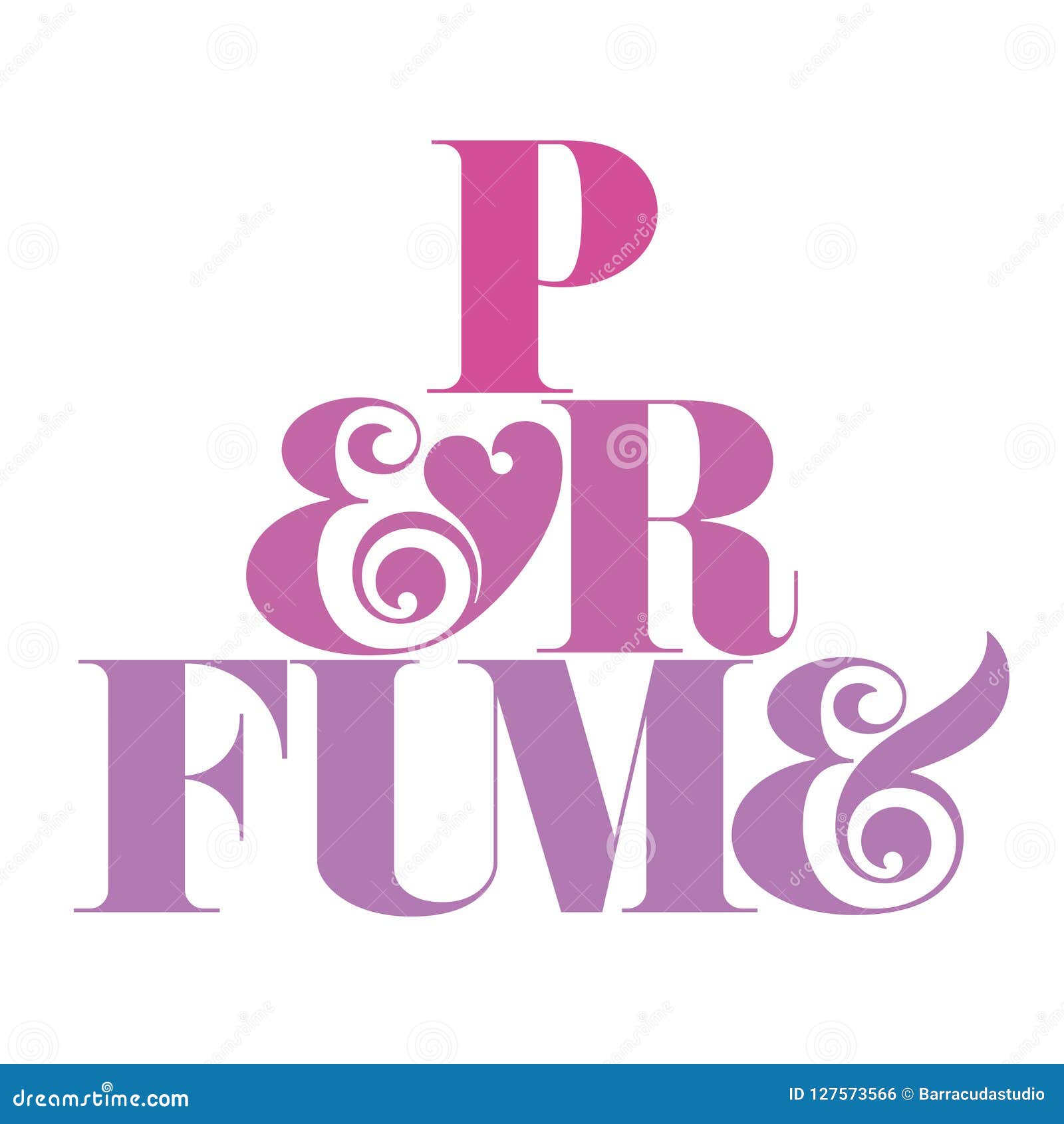 Perfume Pyramid Typography. Vector Illustration | CartoonDealer.com ...