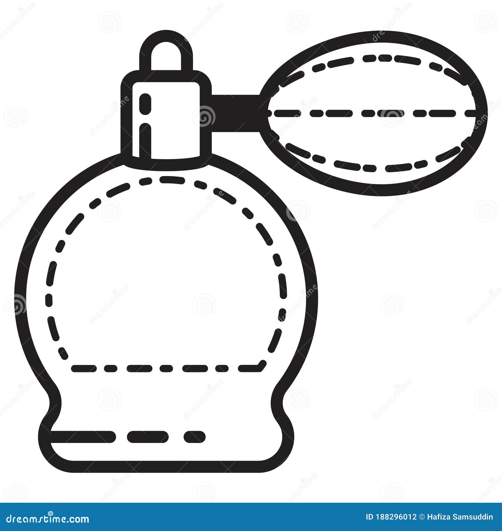 Perfume Spray. Vector Illustration Decorative Design Stock Vector ...