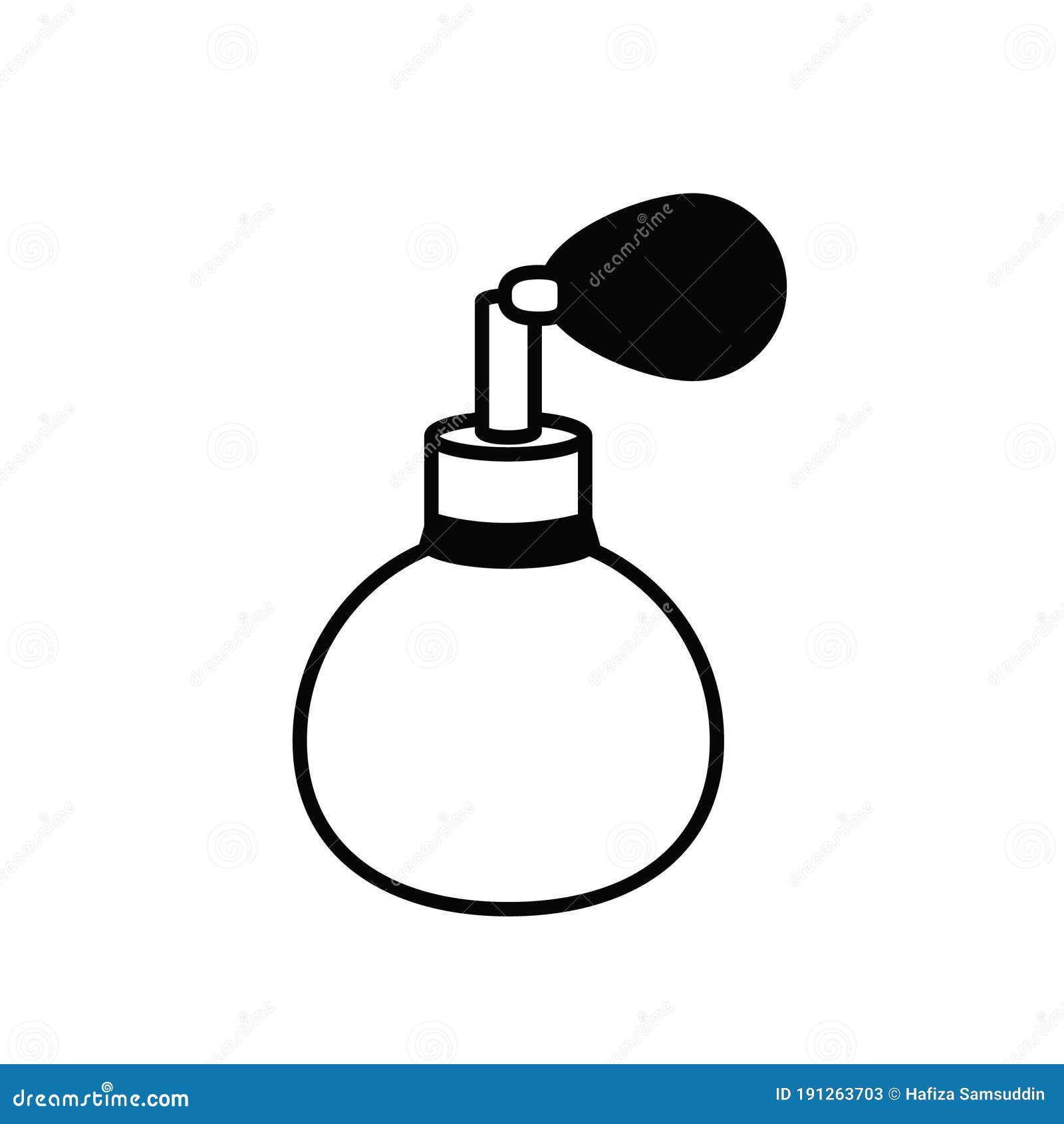 Perfume Spray. Vector Illustration Decorative Design Stock Vector ...