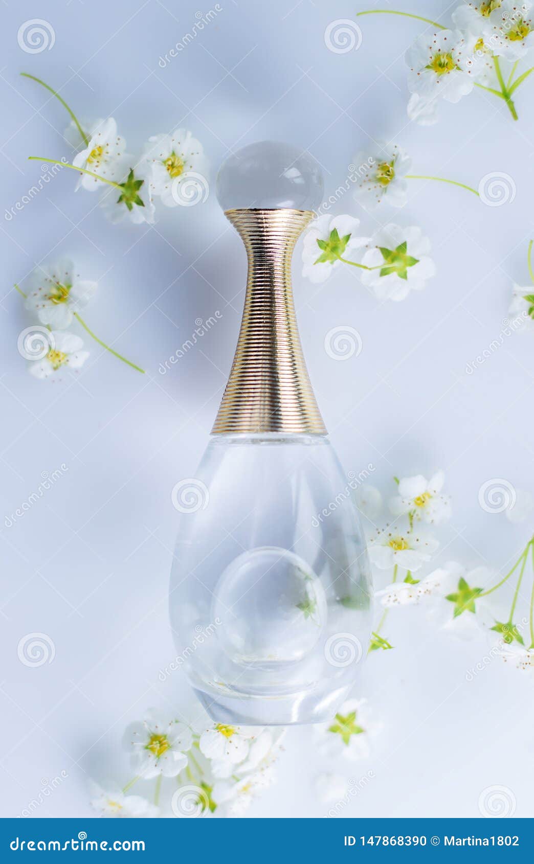 Perfume with Spring Flowers Stock Photo - Image of flower, female ...