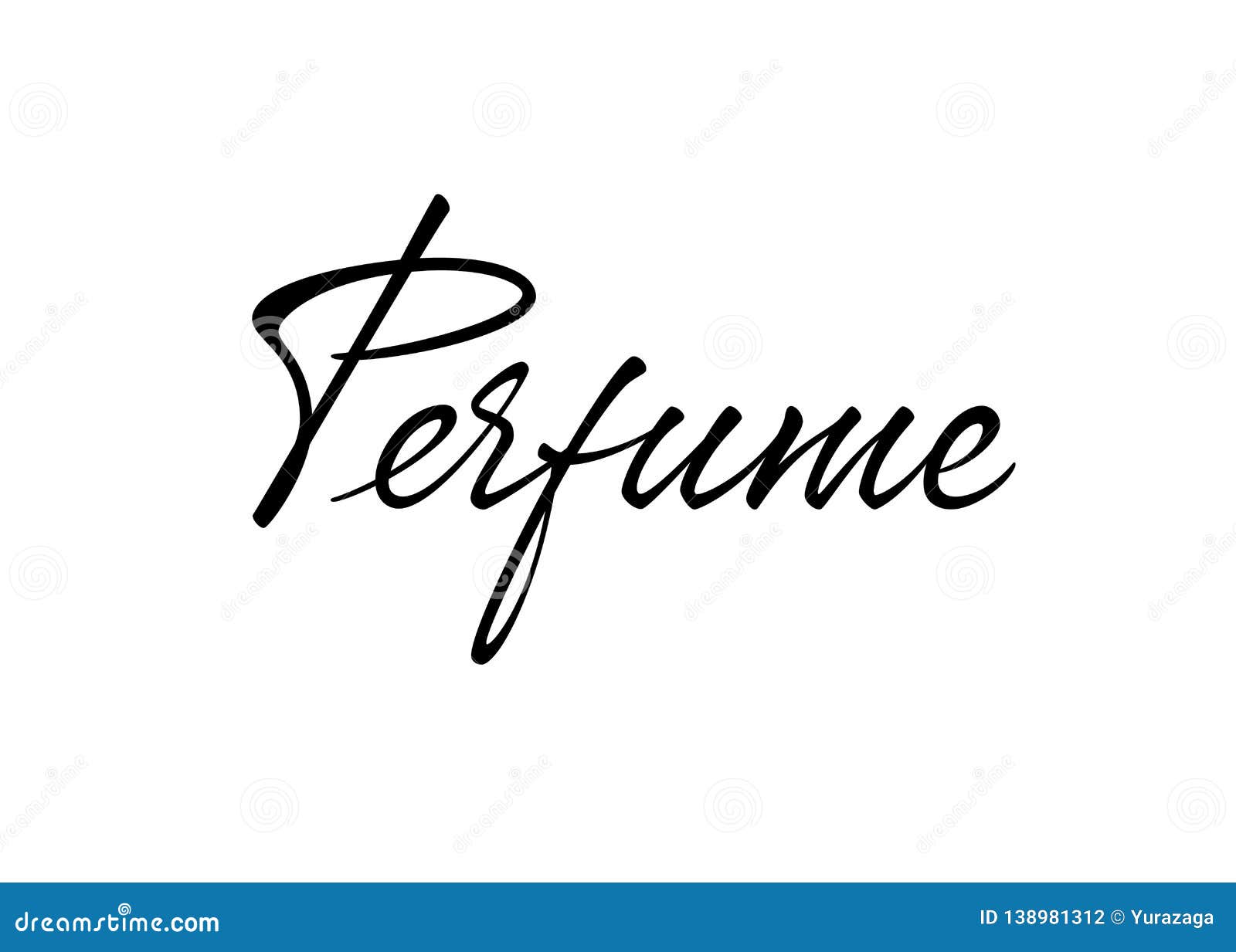Perfume vector lettering stock vector. Illustration of insignia - 138981312