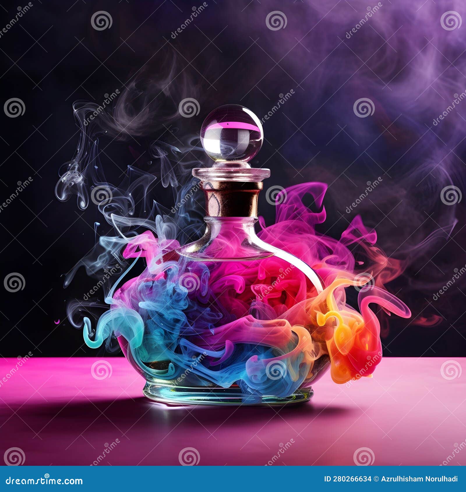 Perfumed Color Explosion stock illustration. Illustration of lighting ...