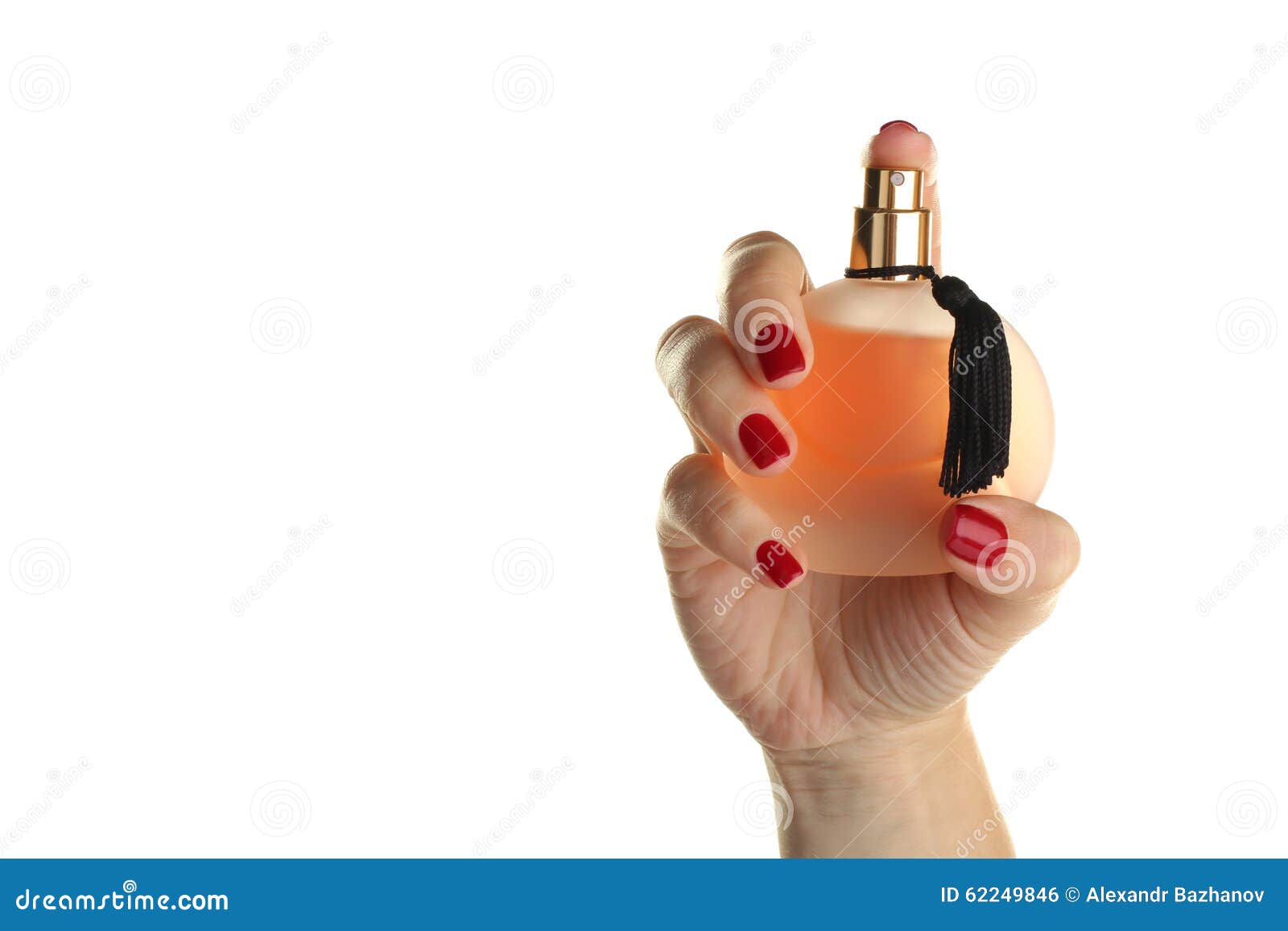 Perfumes en la mano foto de archivo. Imagen de lujo, cristal - 62249846