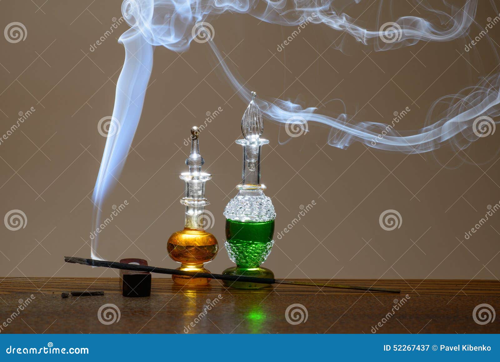 Perfumes and smoke stock image. Image of romantic, scent - 52267437