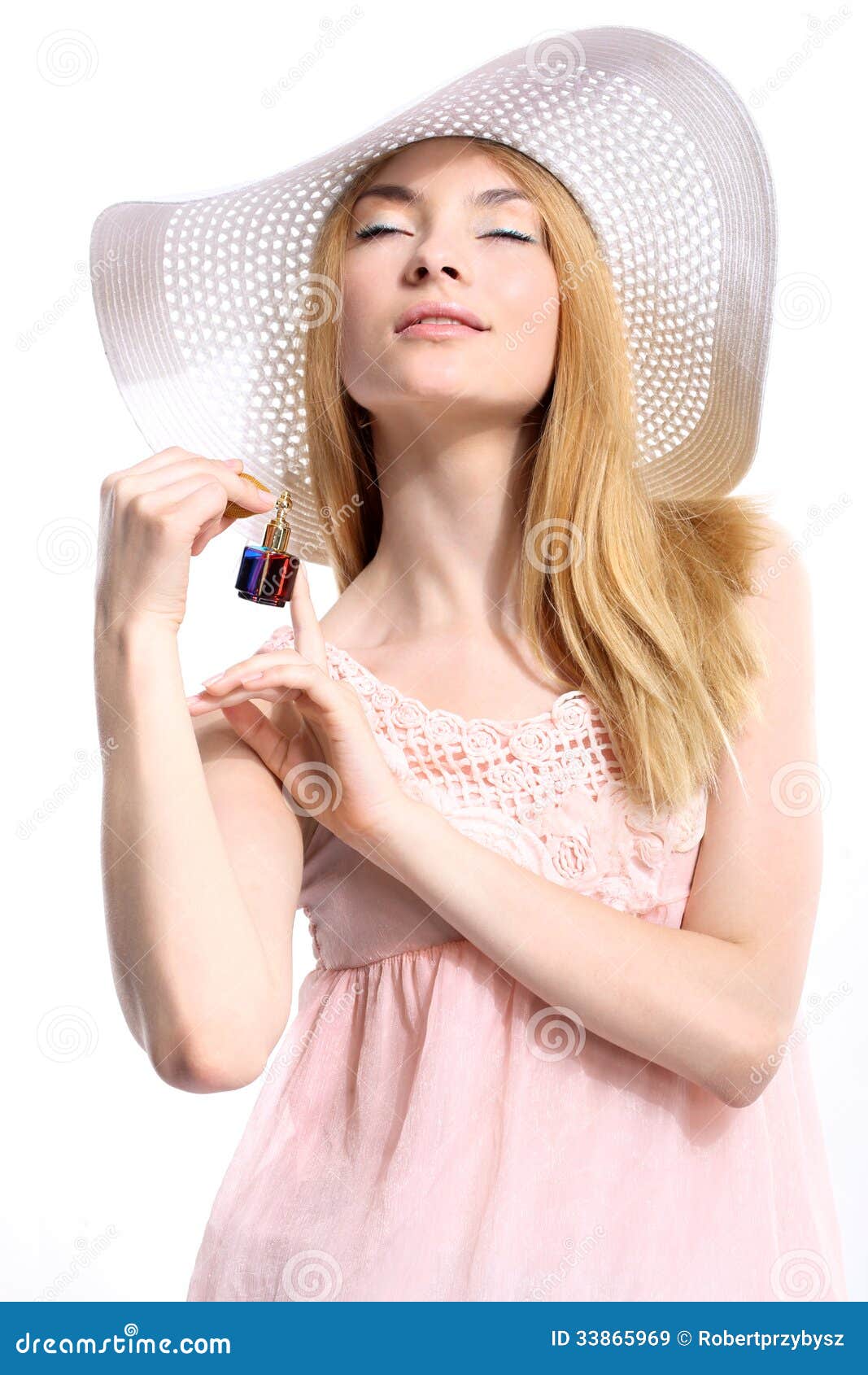 Perfuming the beauty stock image. Image of long, energy - 33865969