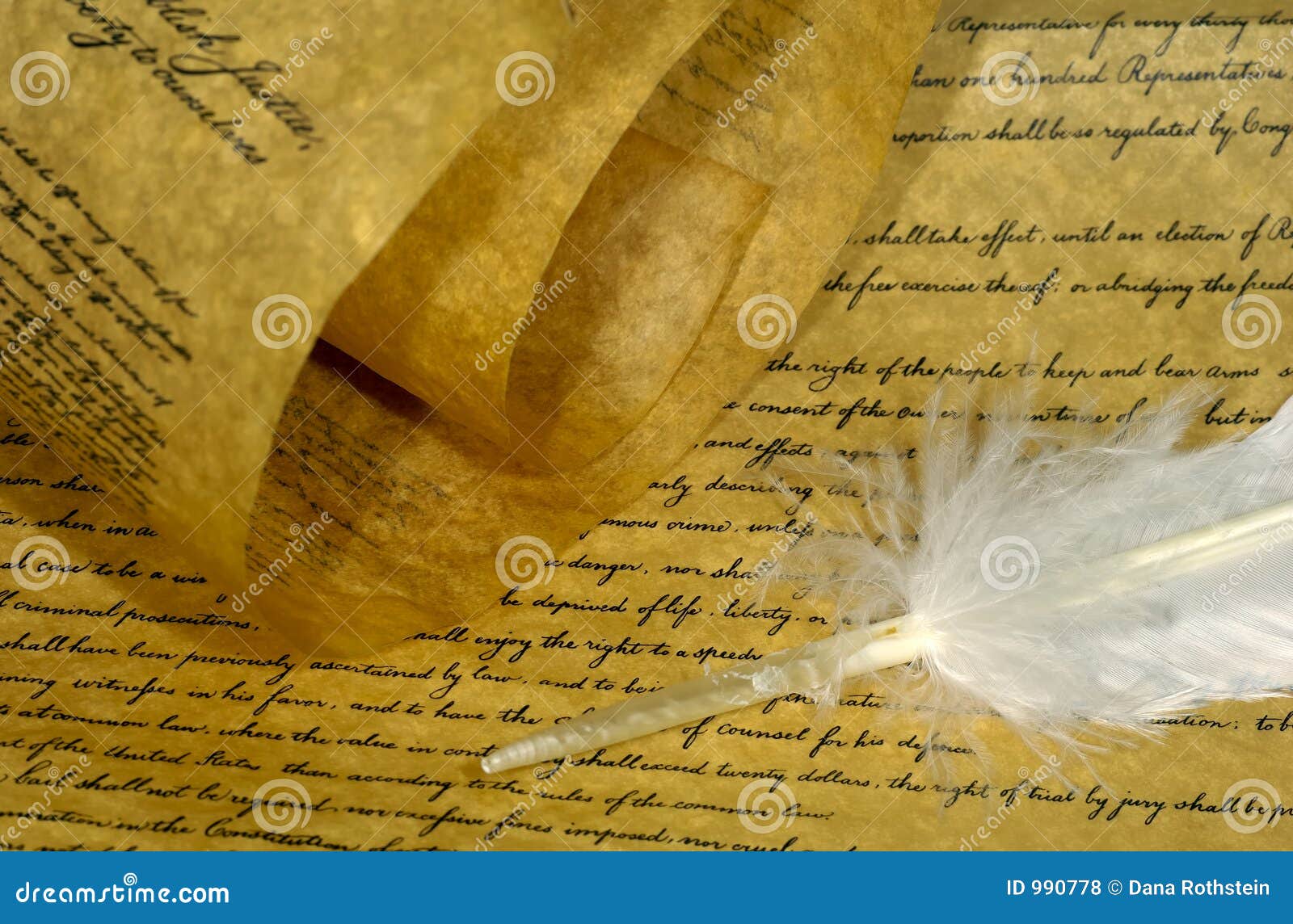 Pergament stockfoto. Bild von tinte, rechte, pergament - 990778