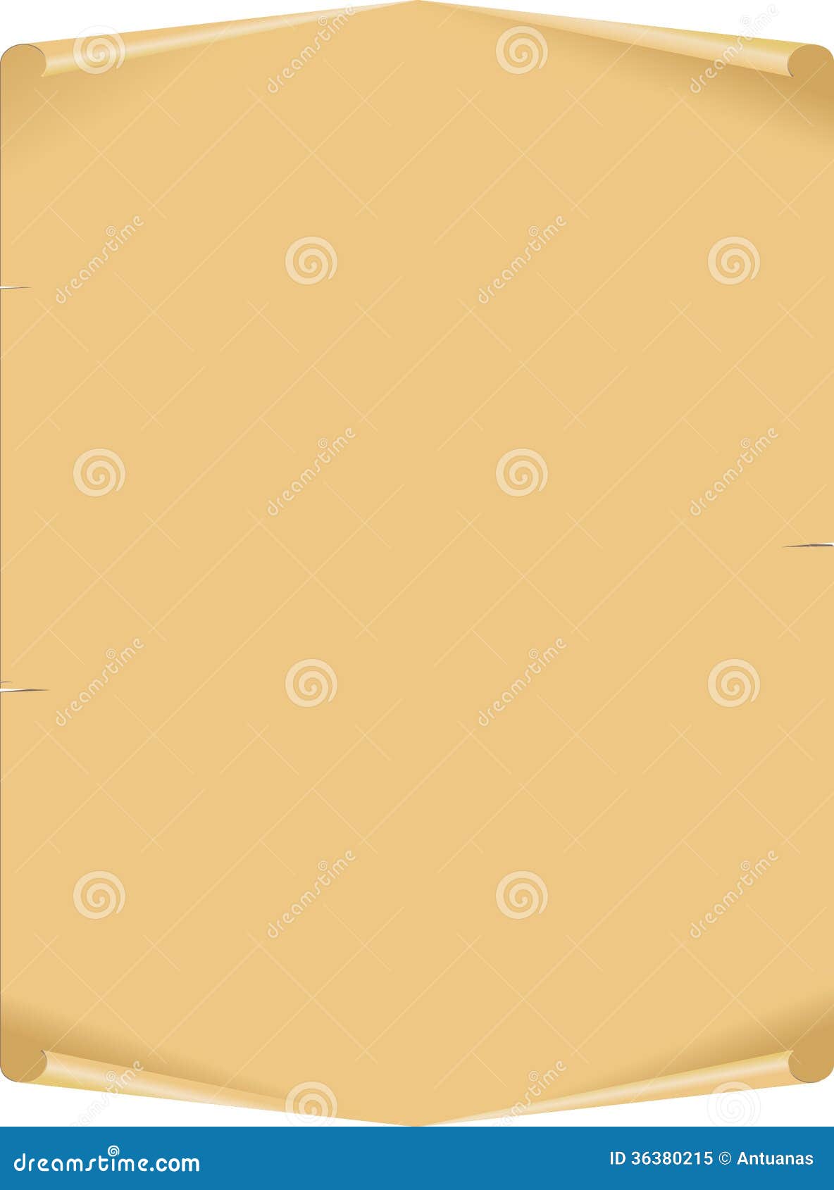 Pergament Paper stock vector. Illustration of page, medieval - 36380215