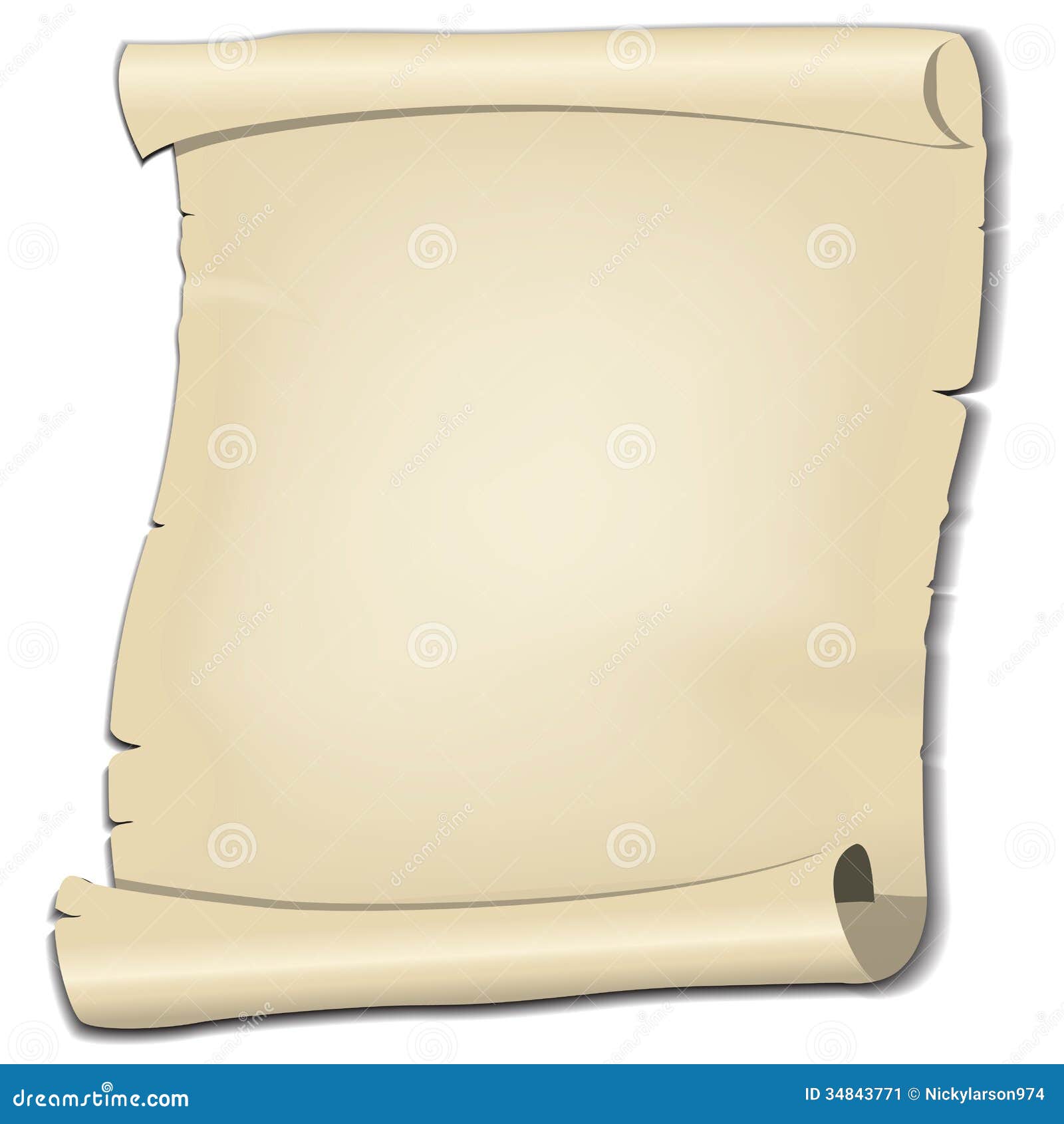 Pergamin ilustracja wektor. Ilustracja złożonej z rama - 34843771