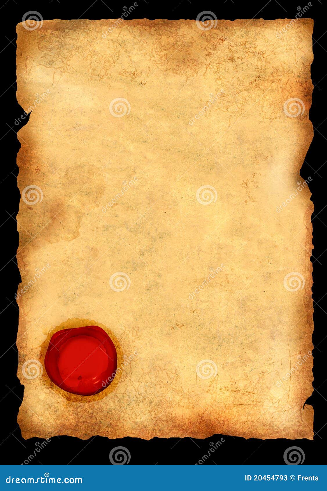 Pergaminho ilustração stock. Ilustração de colheita, envelhecido - 20454793