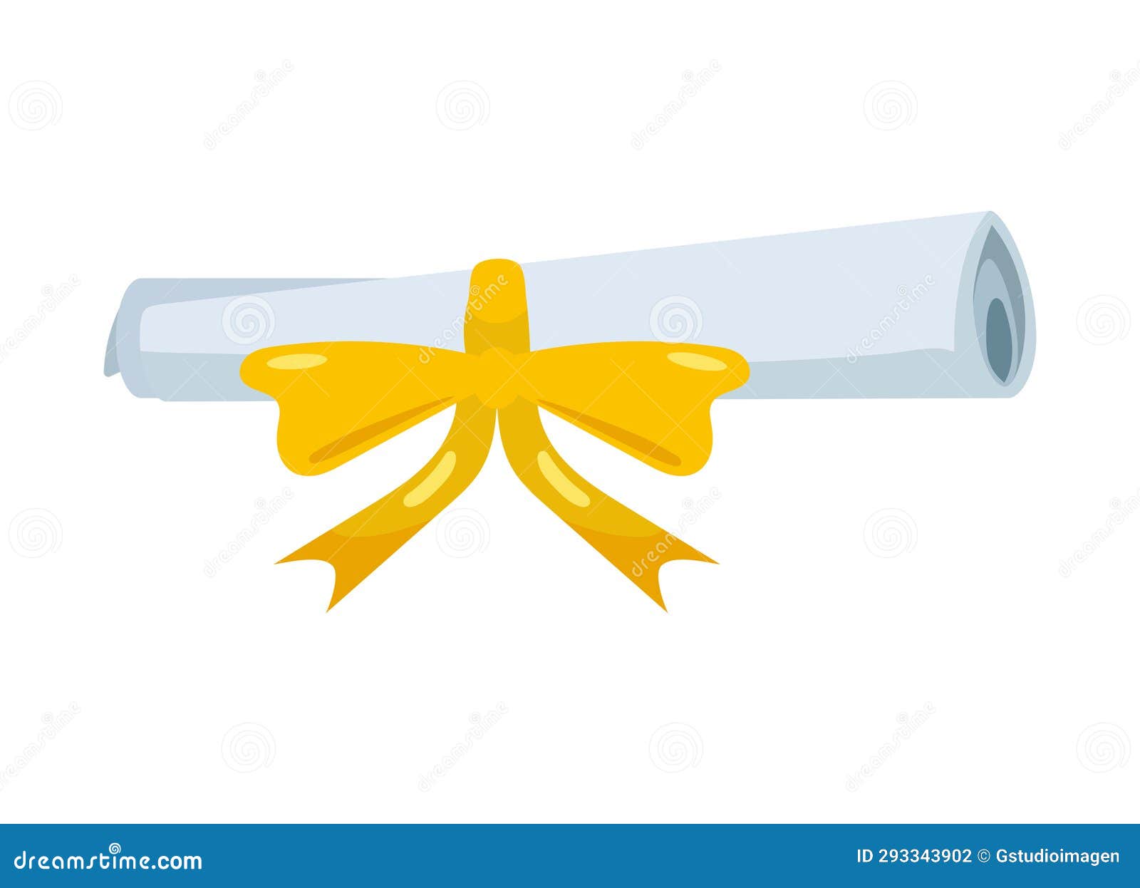 Pergamino De Diploma De Graduación Ilustración del Vector - Ilustración ...