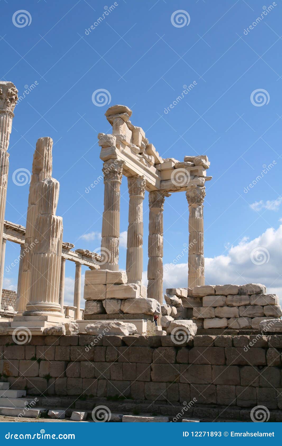 Pergamon stock image. Image of architecture, anatolia - 12271893