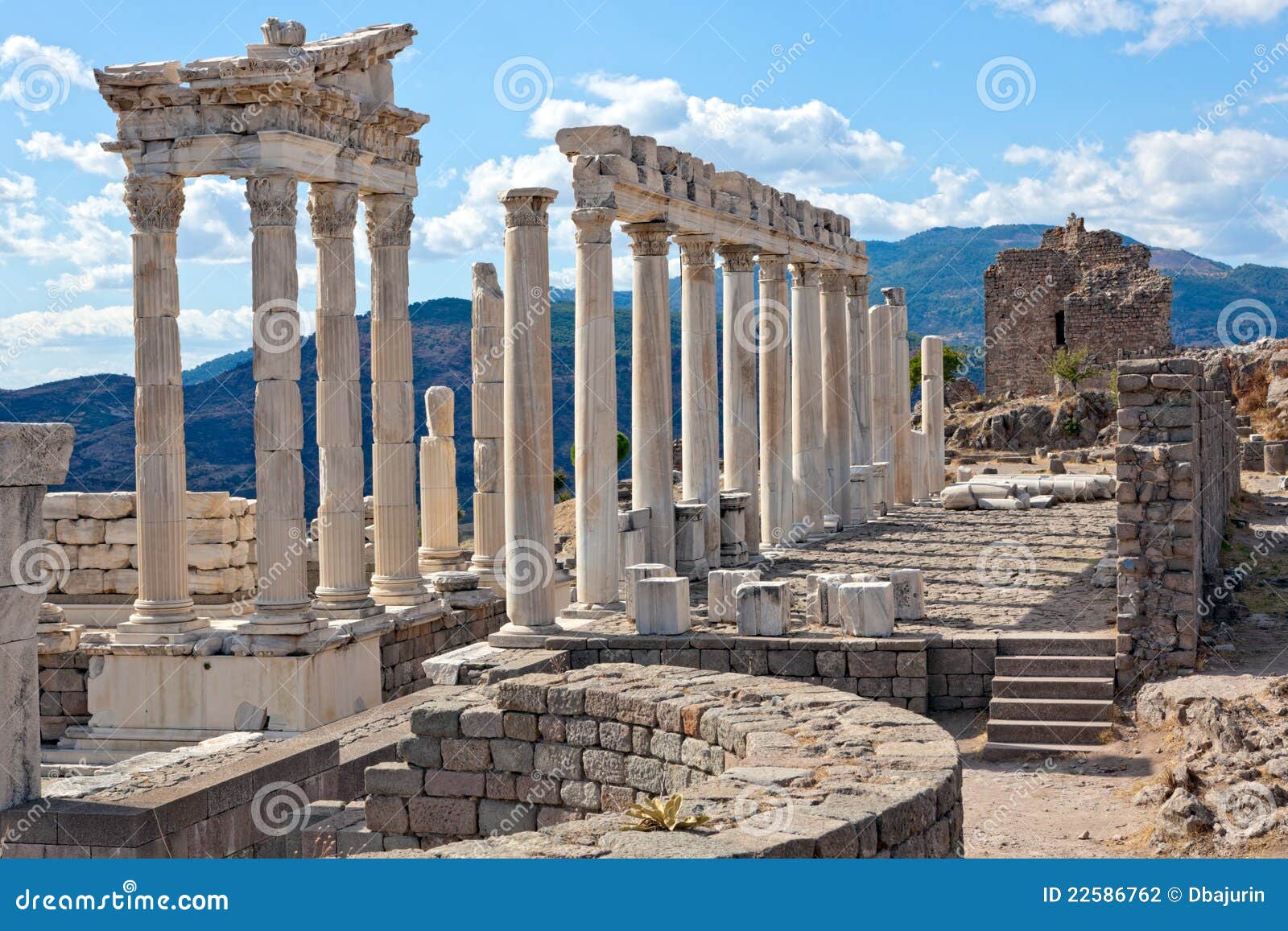 Pergamon stock photo. Image of landmark, ancient, temple - 22586762