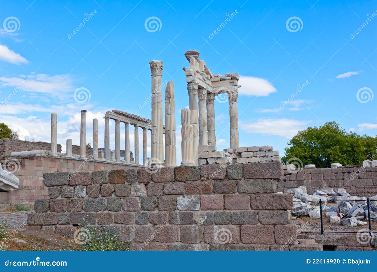 Pergamon stock photo. Image of destination, column, historic - 22618920