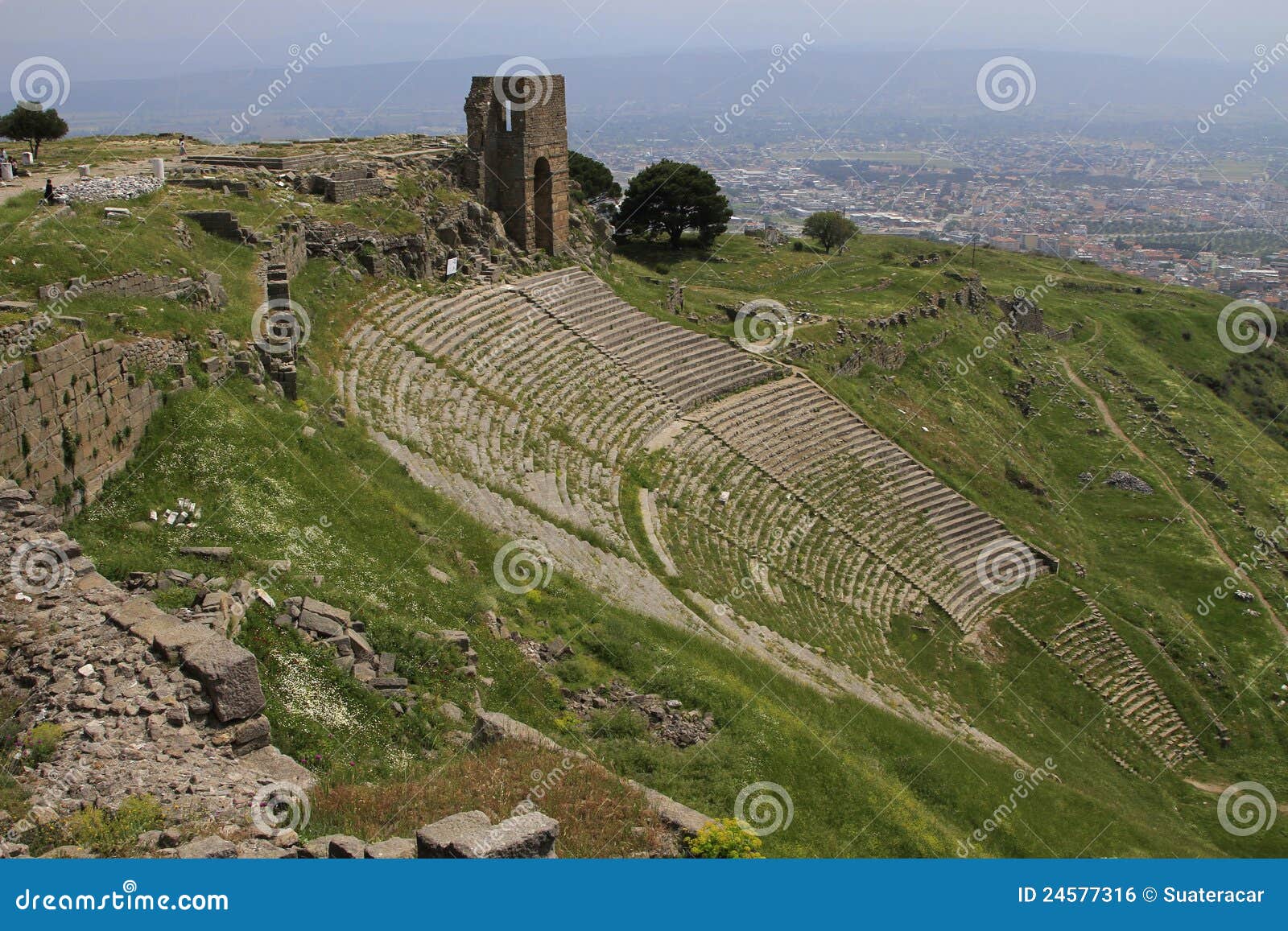 Pergamon acropolis theater stock photo. Image of pergamum - 24577316