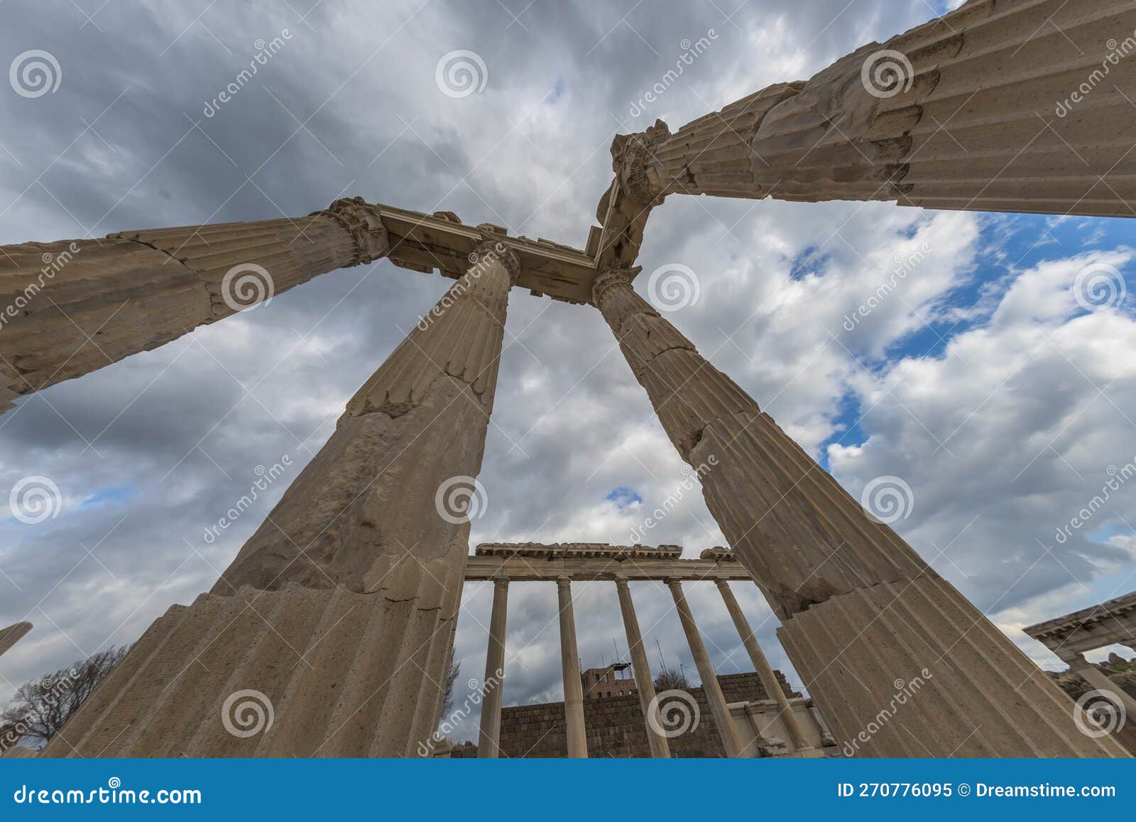 Pergamon Ancient City and Acropolis Editorial Image - Image of greek ...
