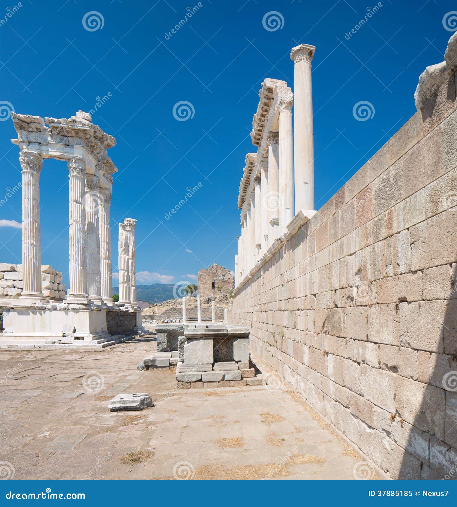 Pergamon stock image. Image of ruin, famous, period, landmark - 37885185