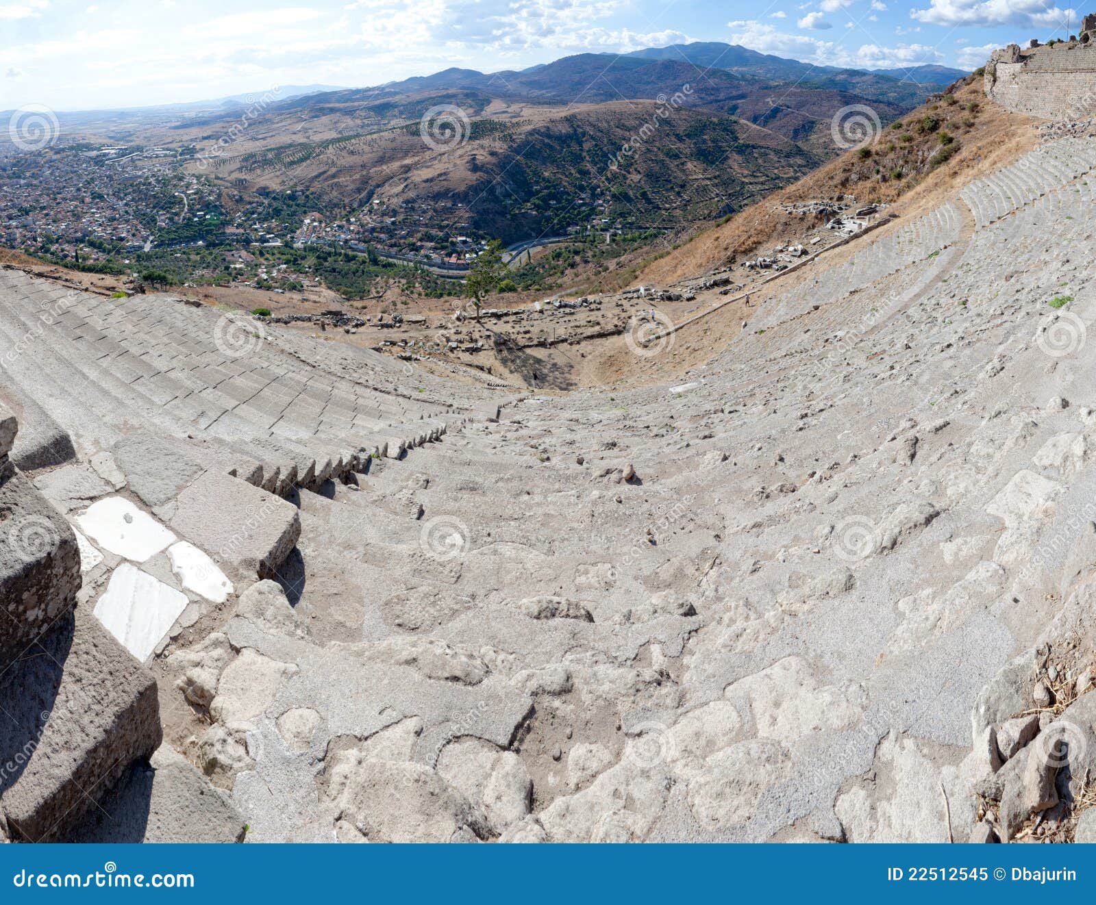 Pergamon Theater stock image. Image of archeology, pergamum - 22512545