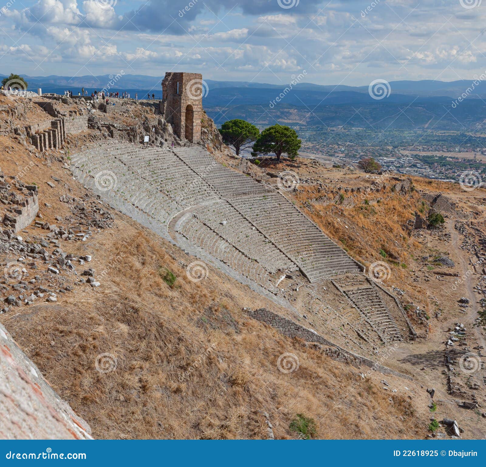 Pergamon Theater stock image. Image of pergamum, landscape - 22618925