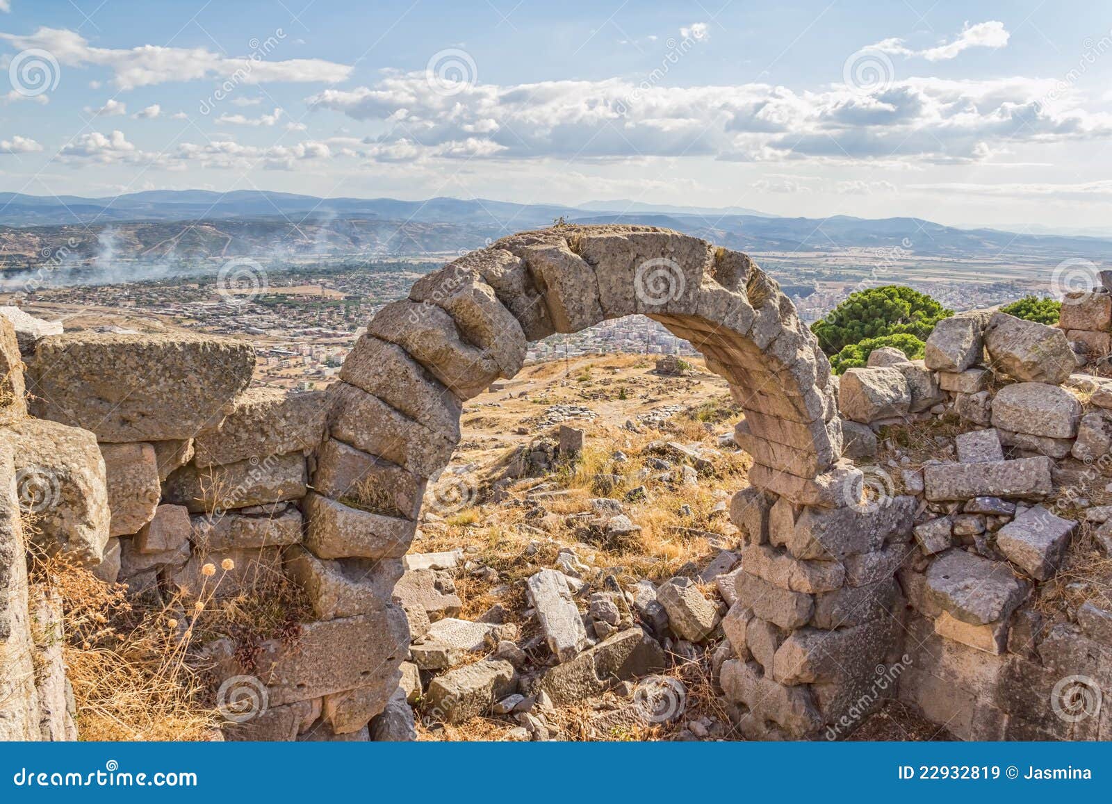 Pergamon Theater stock image. Image of period, pergamum - 22932819