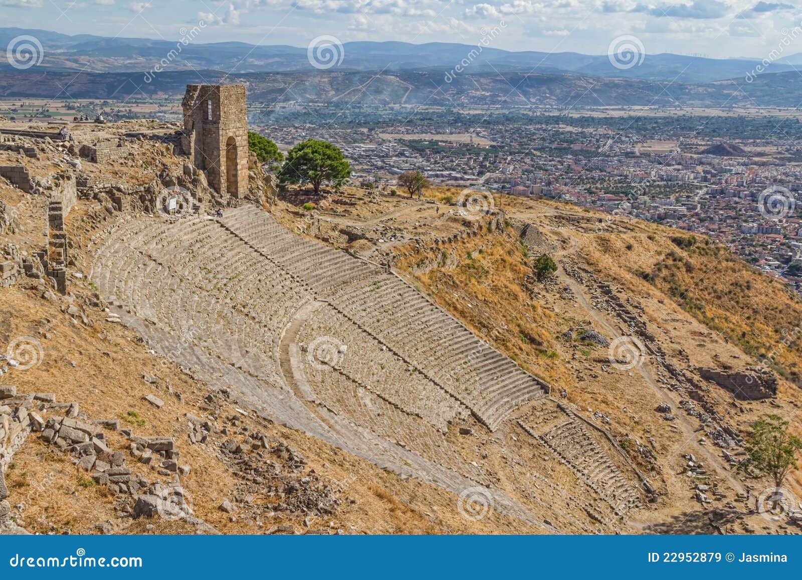 Pergamon-Theater stockbild. Bild von architektur, archäologie - 22952879